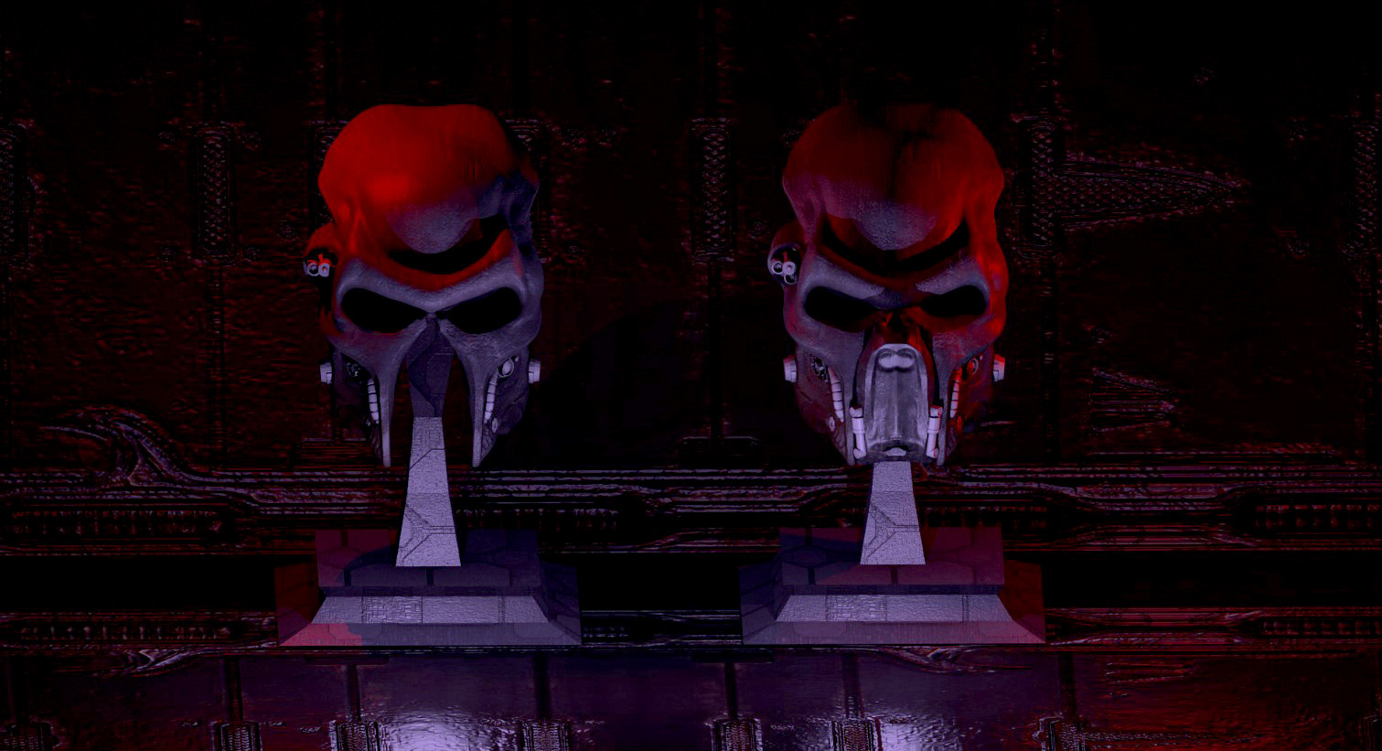 ArtStation - PREDATOR MASKS RENDER