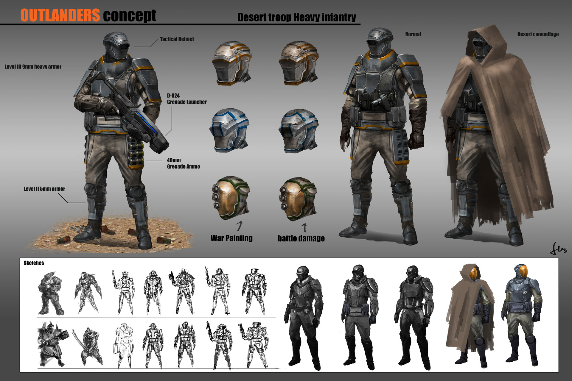 ArtStation - Scifi character design