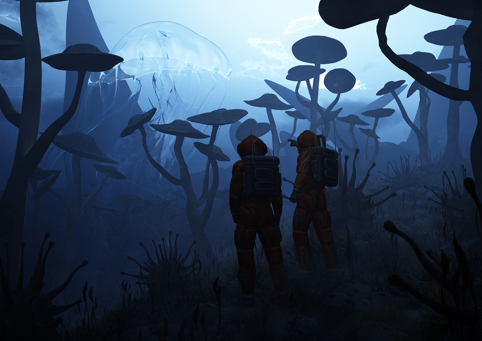 ArtStation - The fifth planet of the system Alcyone