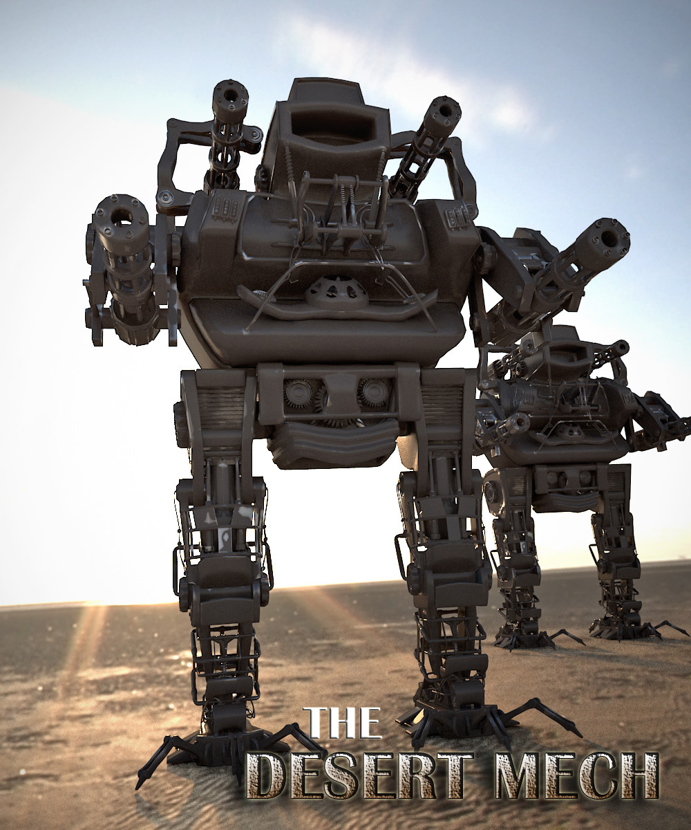 Er Sandesh Shrivastava - 3d Desert mech
