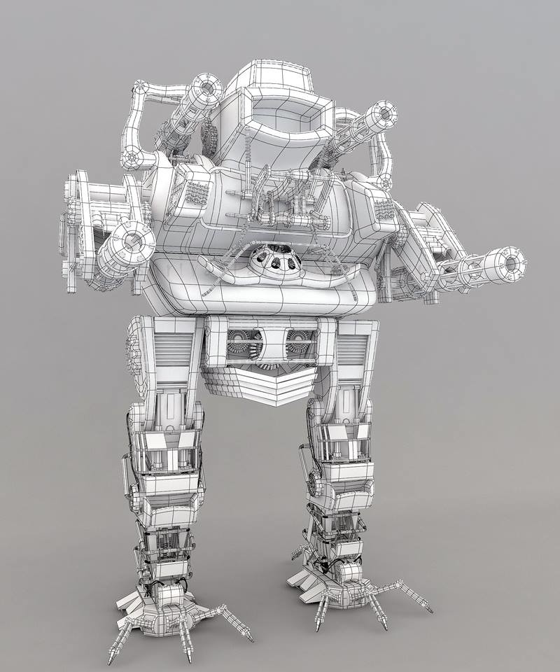 Er Sandesh Shrivastava - 3d Desert mech