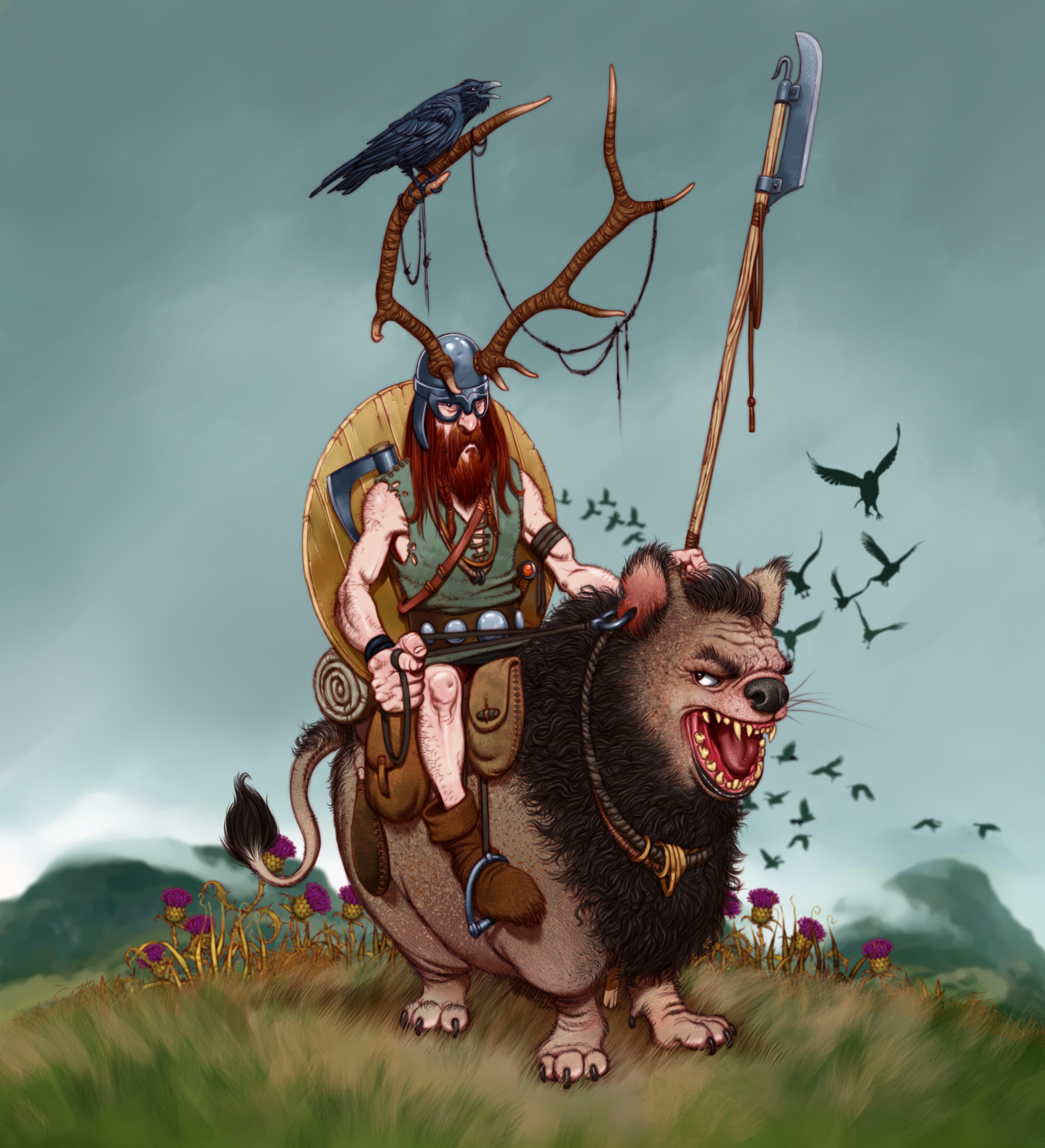 ArtStation - The Dreich Rider