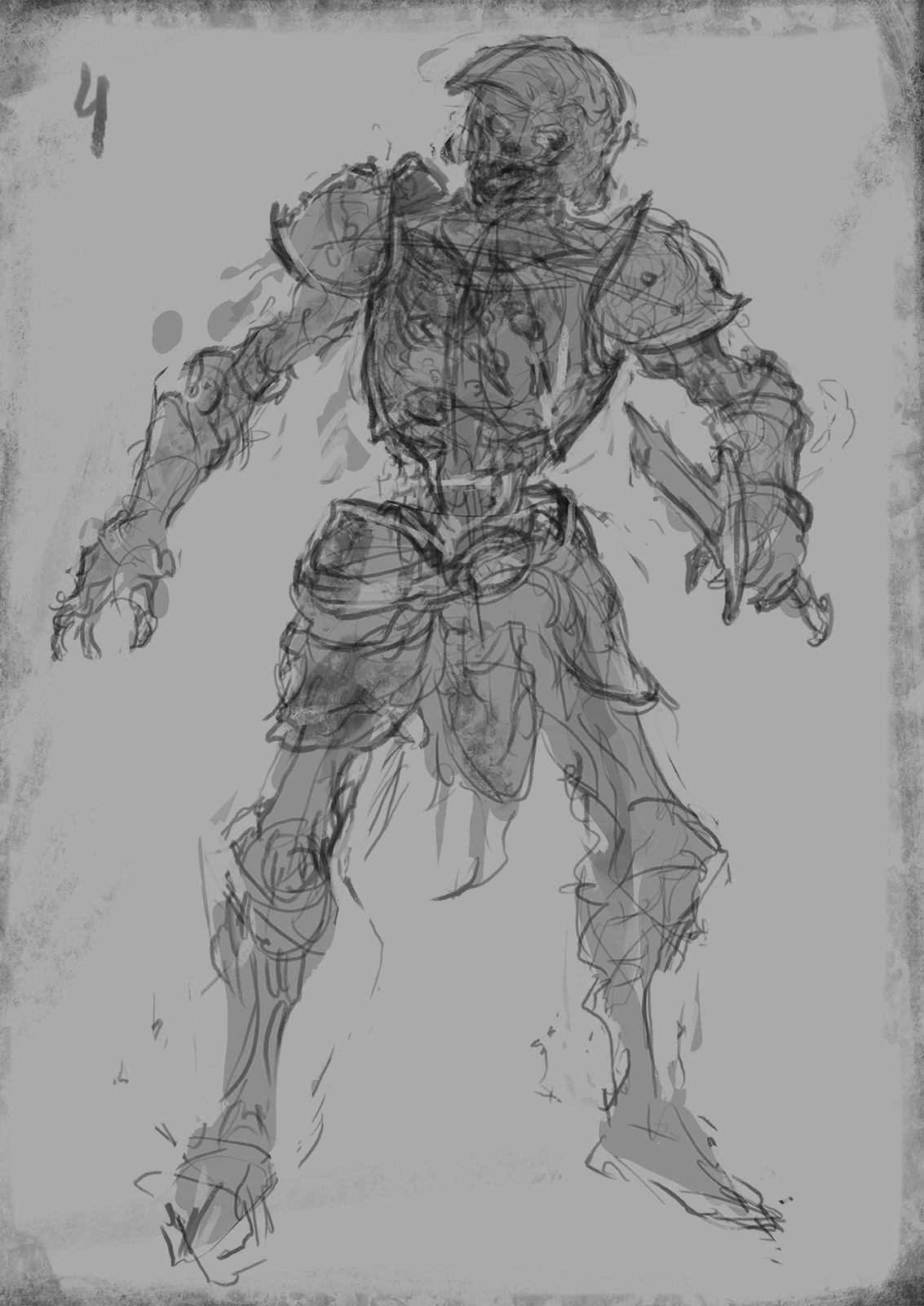 Anatolii Leoshko - Zombie knight