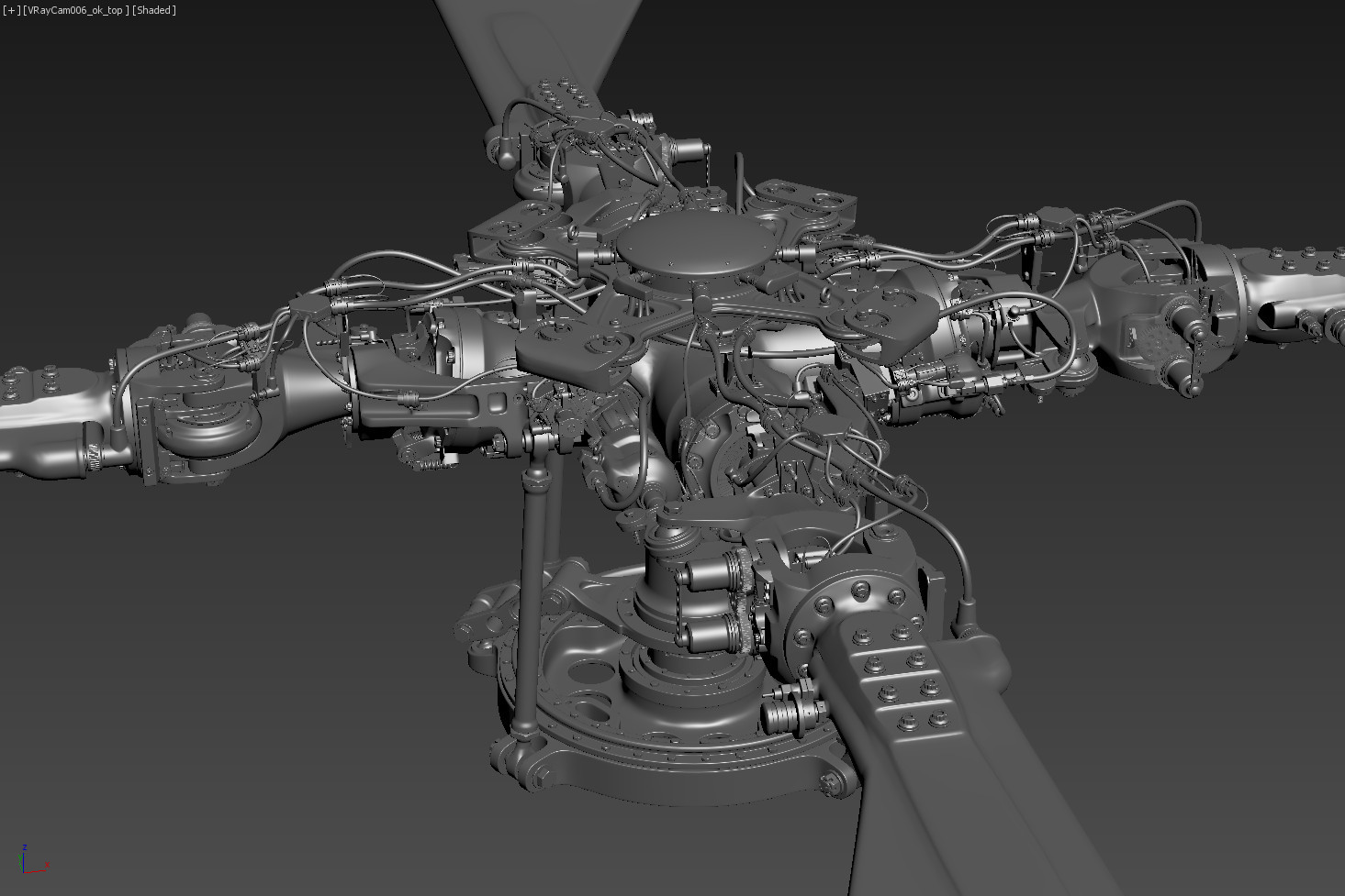Zsombor Gusztus - UH-60 Blackhawk Main rotor Hardsurface model