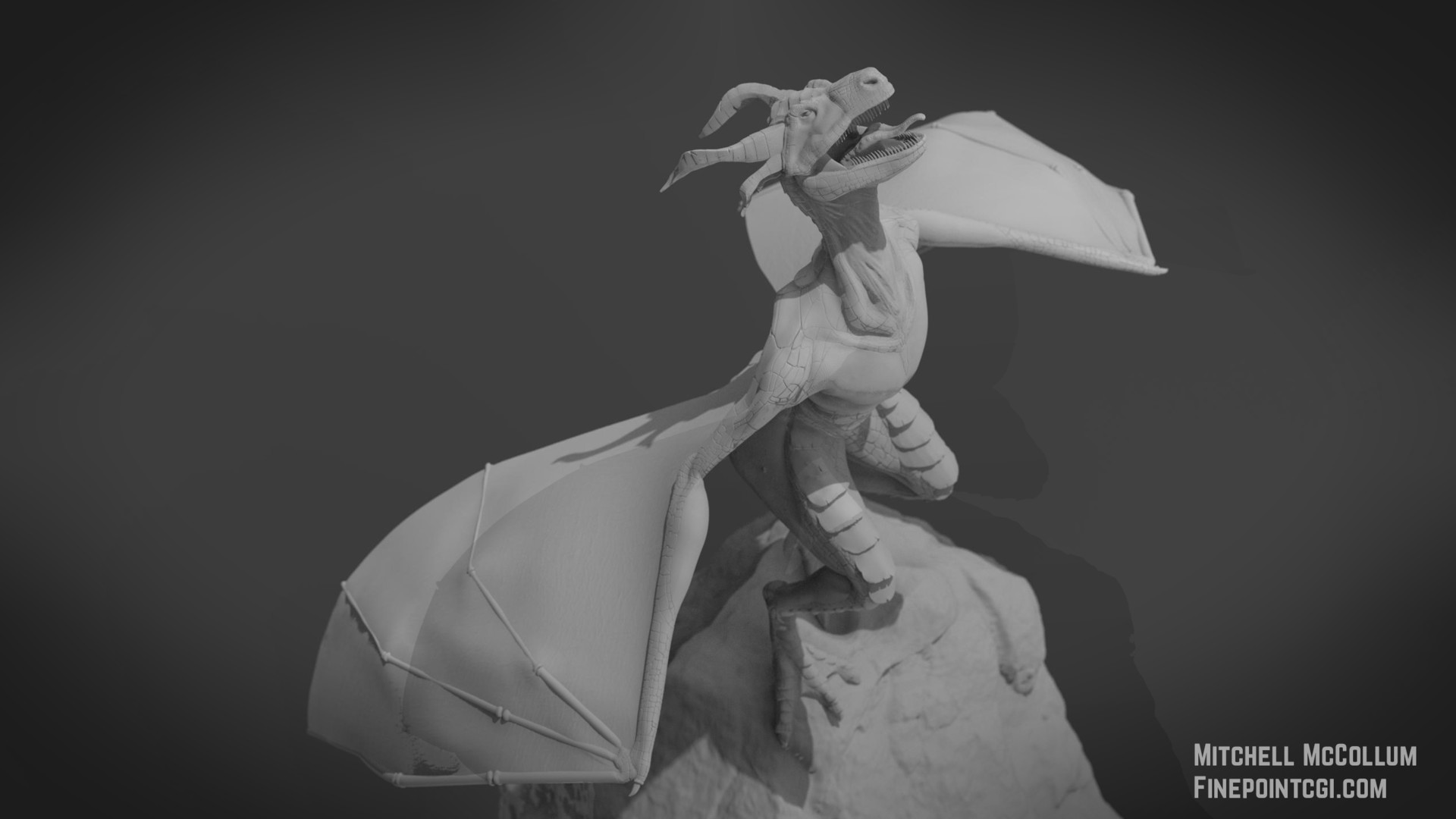 FinePointCGI - Highpoly Dragon