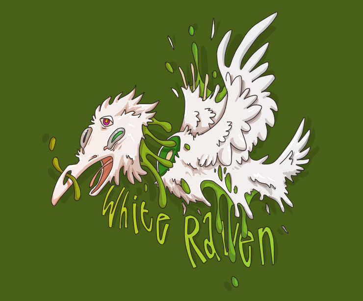 ArtStation - Spacy White Raven