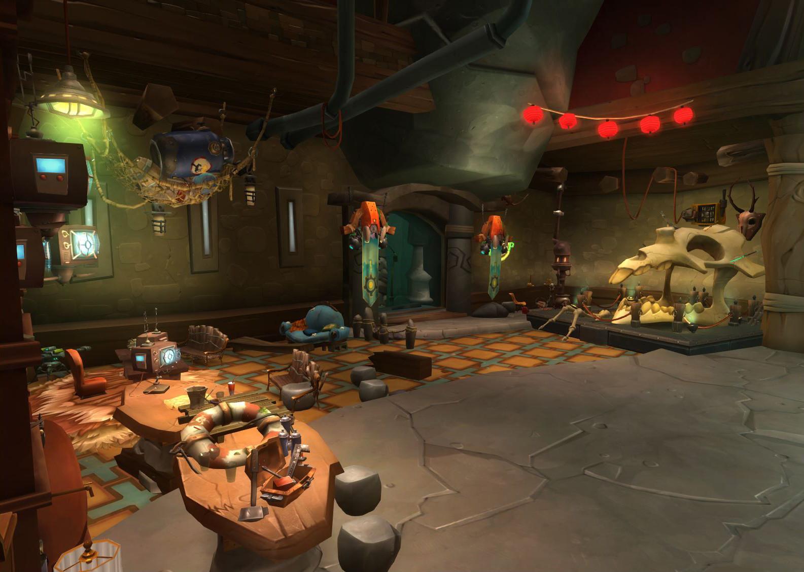 Travis Inman - Wildstar Set Dressing: Granok Buildings