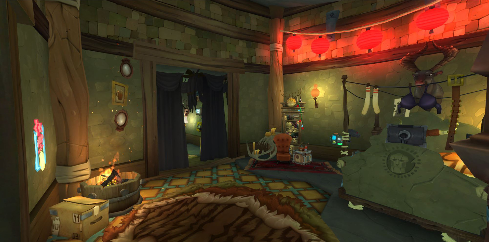 Travis Inman - Wildstar Set Dressing: Granok Buildings