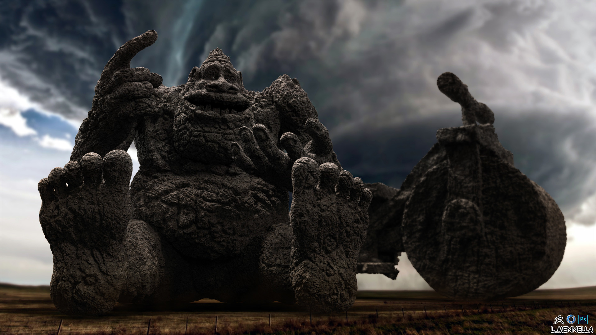 ArtStation - Stoneman - the neverending story