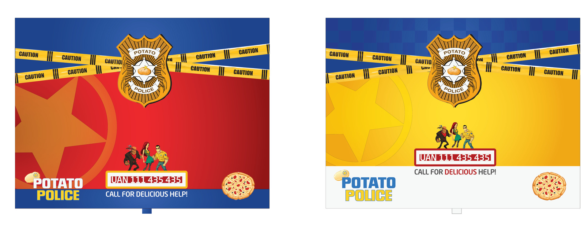 ArtStation - Potato Police Food Chain - Branding Designs / Logo Designs ...