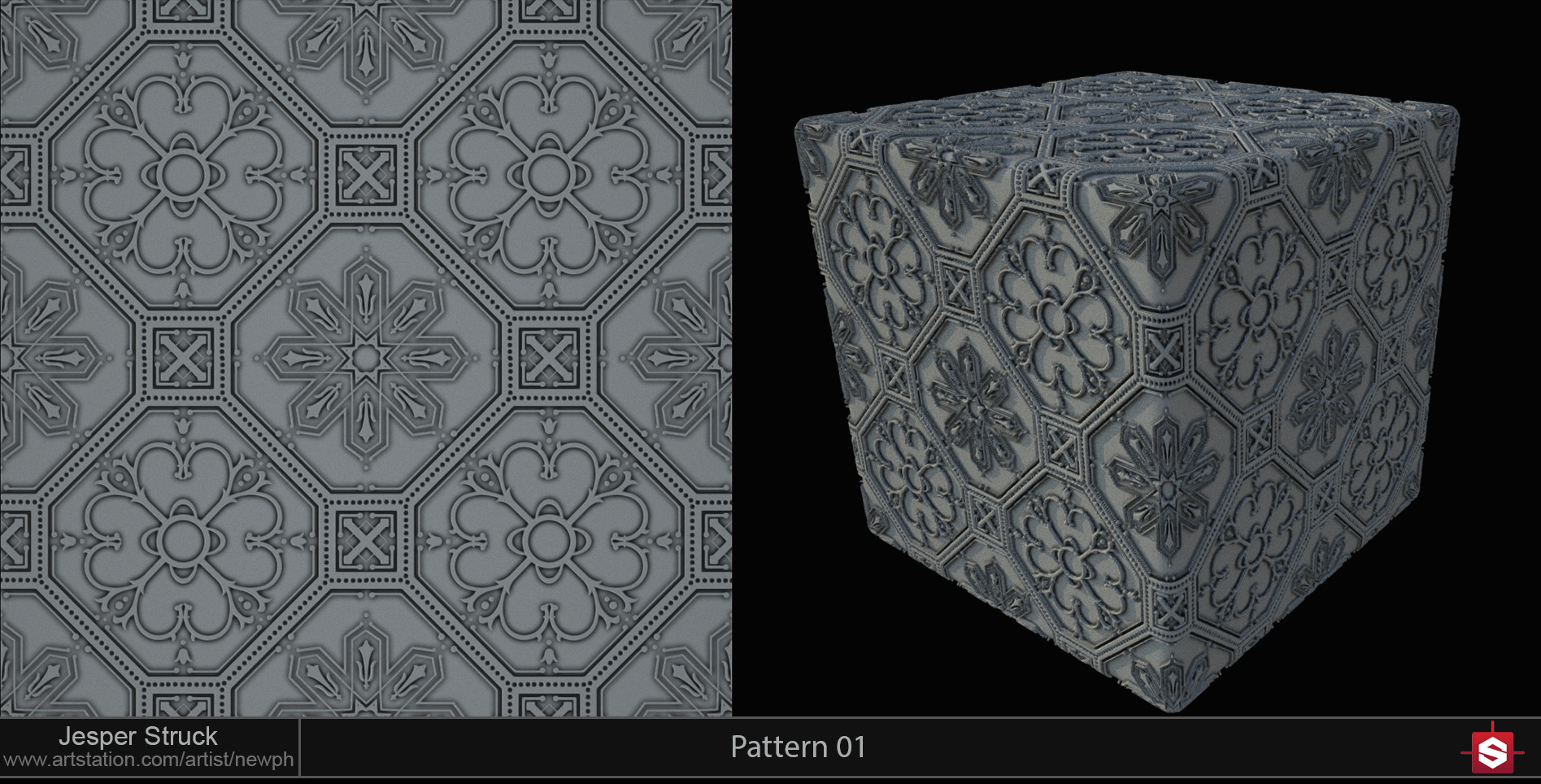 ArtStation - Procedural Substance Pattern Study