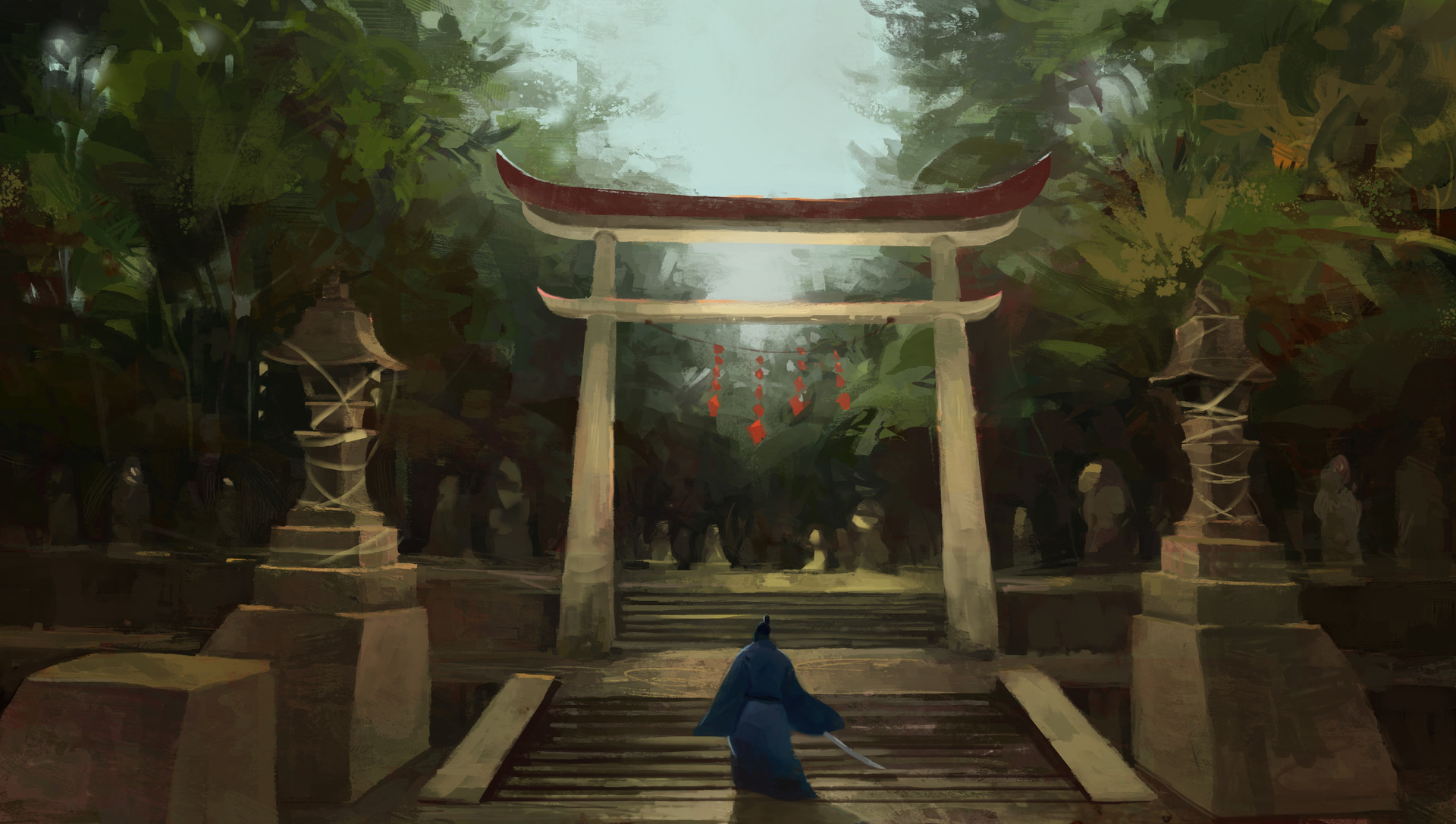 ArtStation - Samurai walk