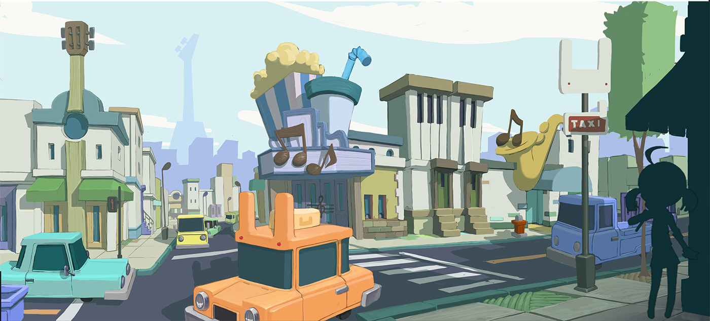 ArtStation - Music Town_English educational game