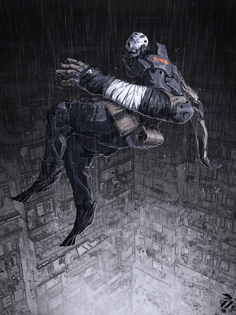 ArtStation - Floating dude.