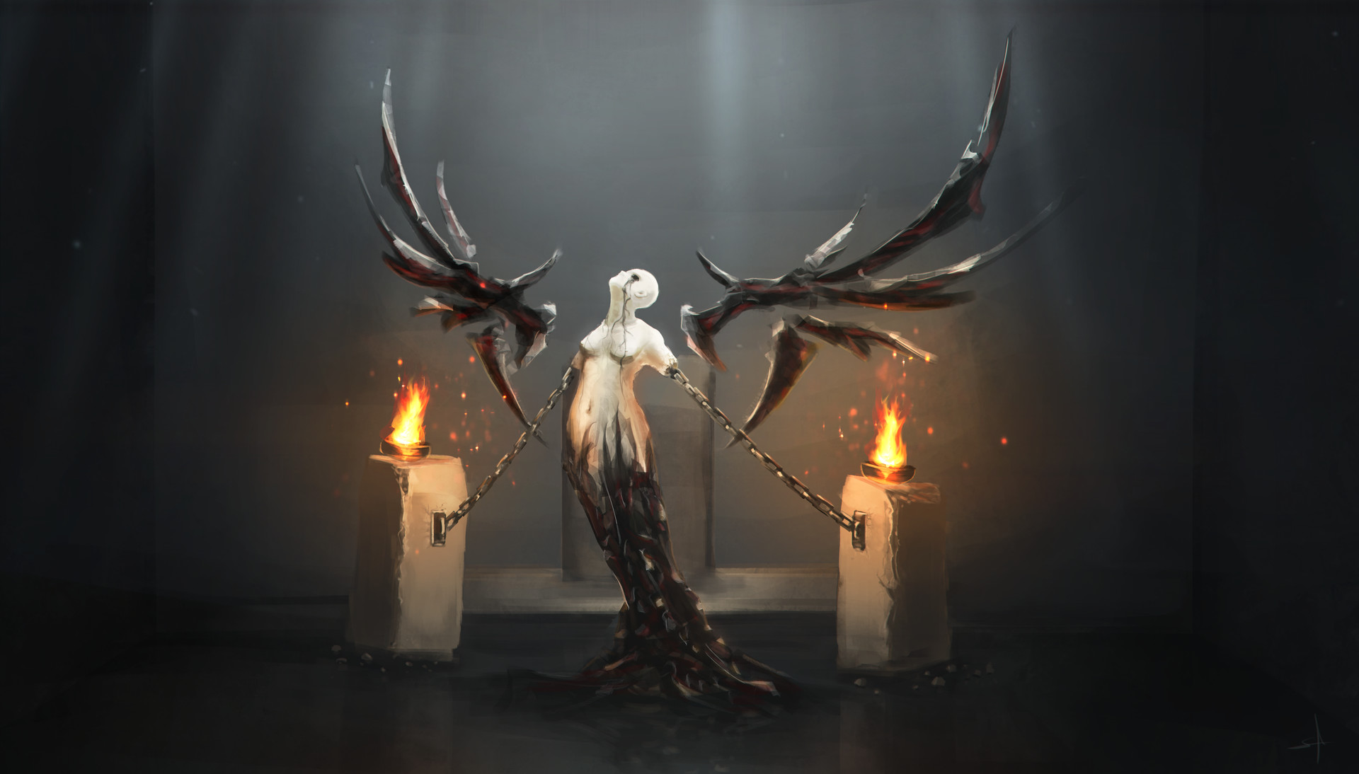 ArtStation - Fallen angel