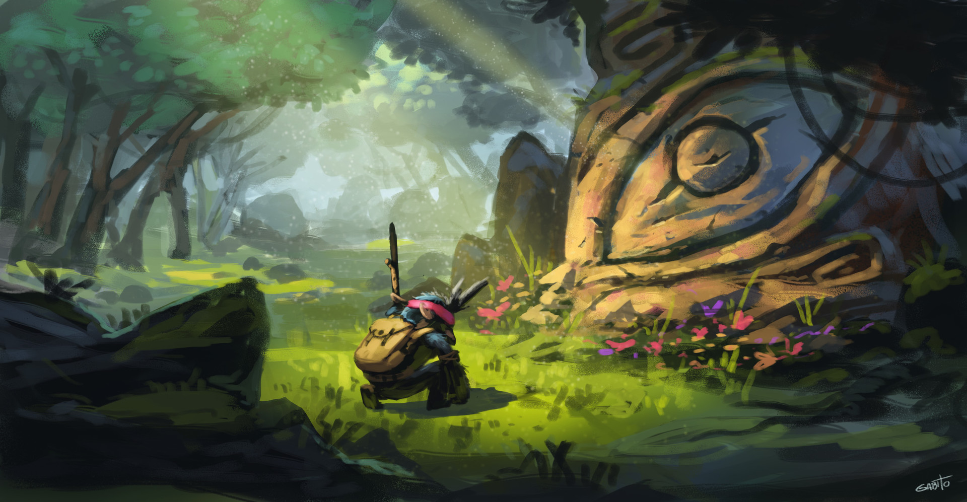 ArtStation - Sacred stone