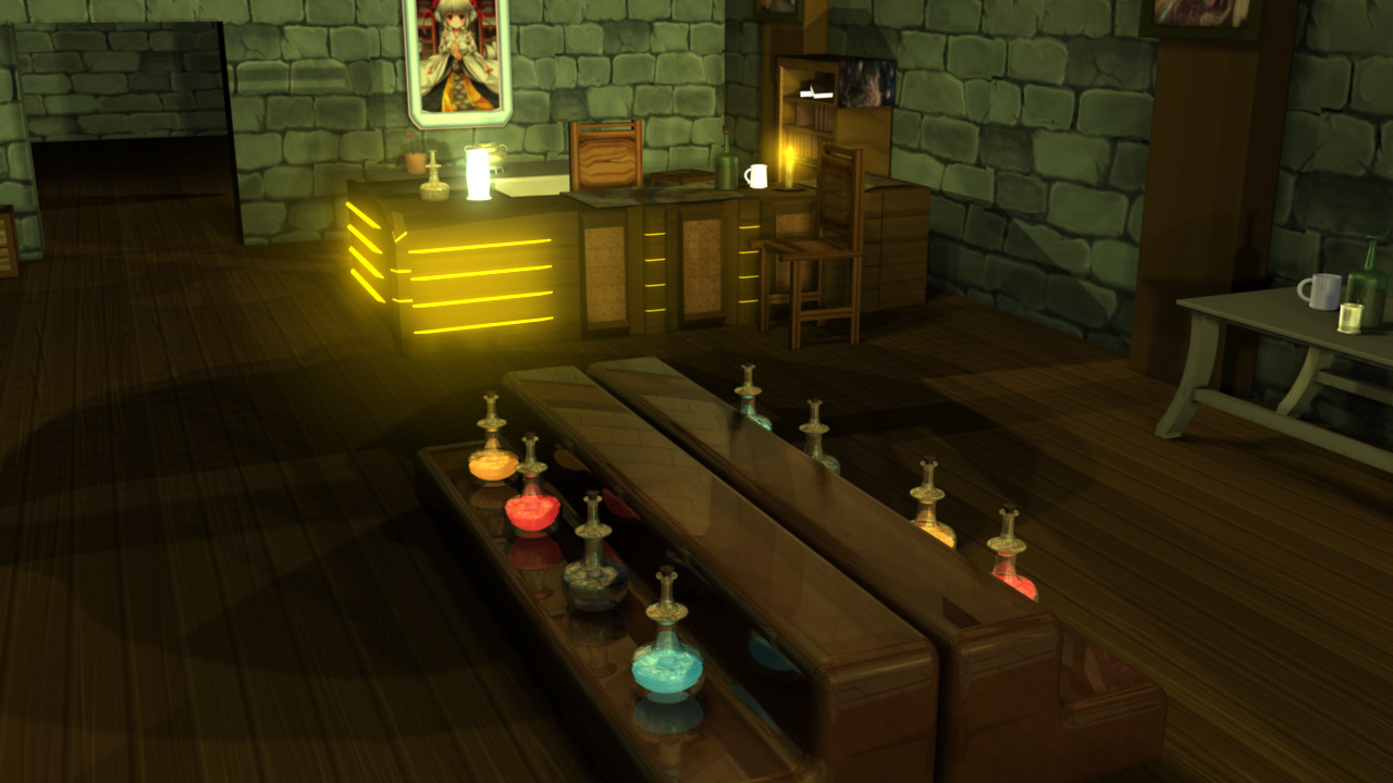 Mickey Lotoc - Interior Modeling Project - Alchemist Shop