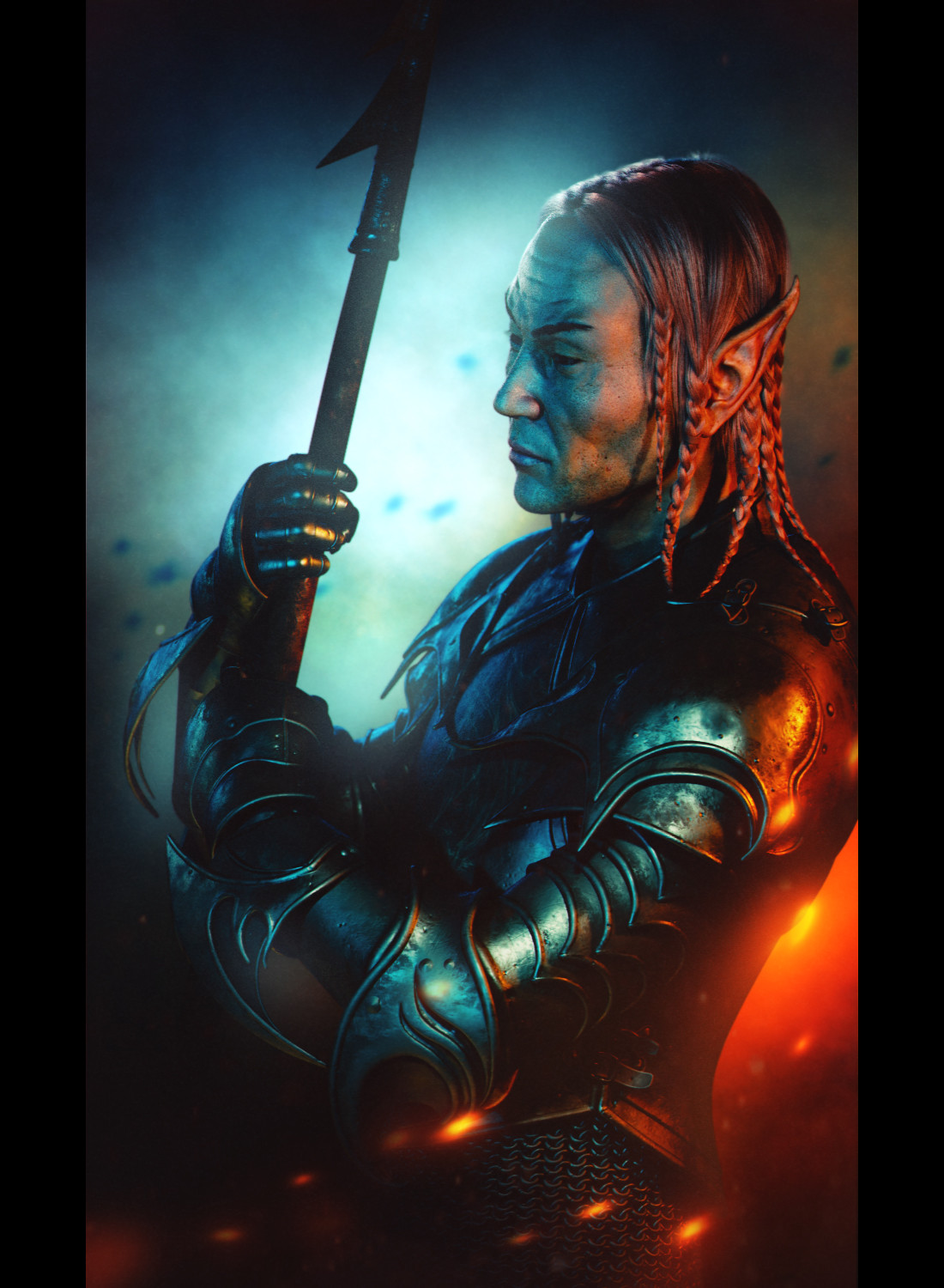 ArtStation - 3d based on nwn ingame portrait