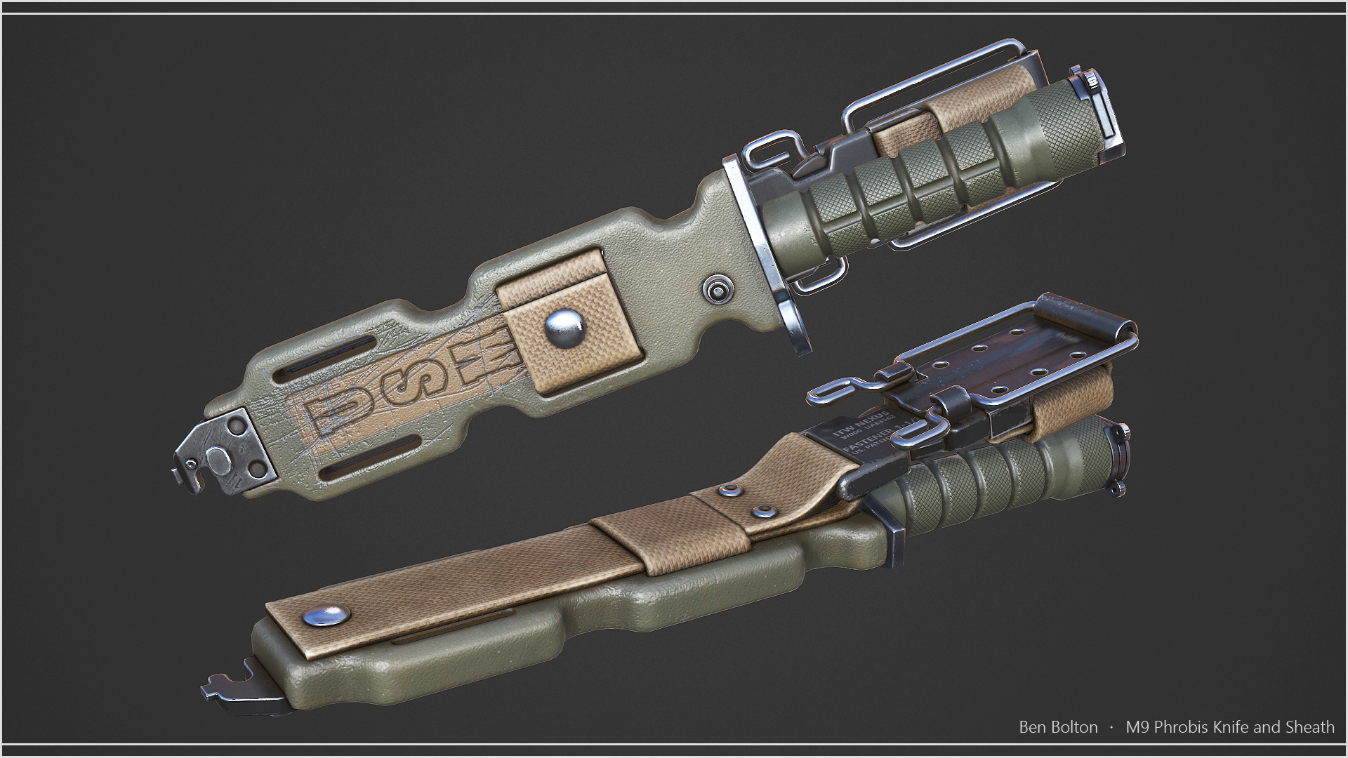 Ben Bolton - M9 Phrobis Knife + Sheath