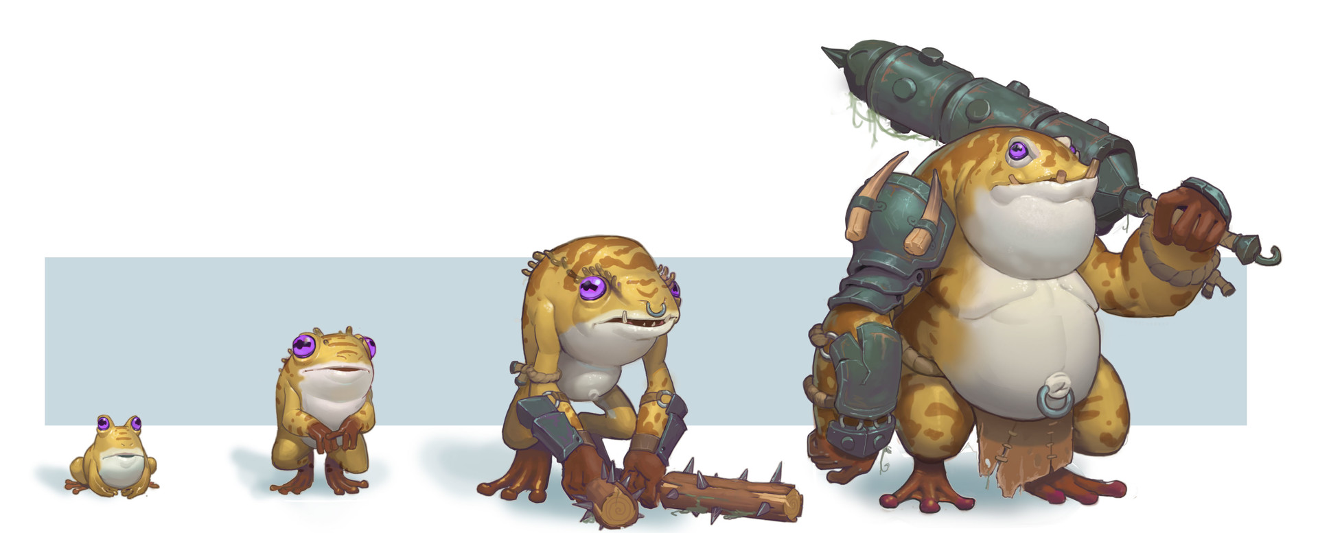 ArtStation - Frog level up