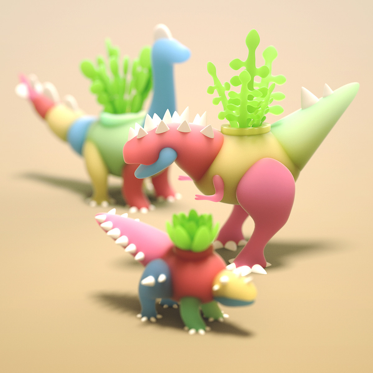 ArtStation - Little Dinos