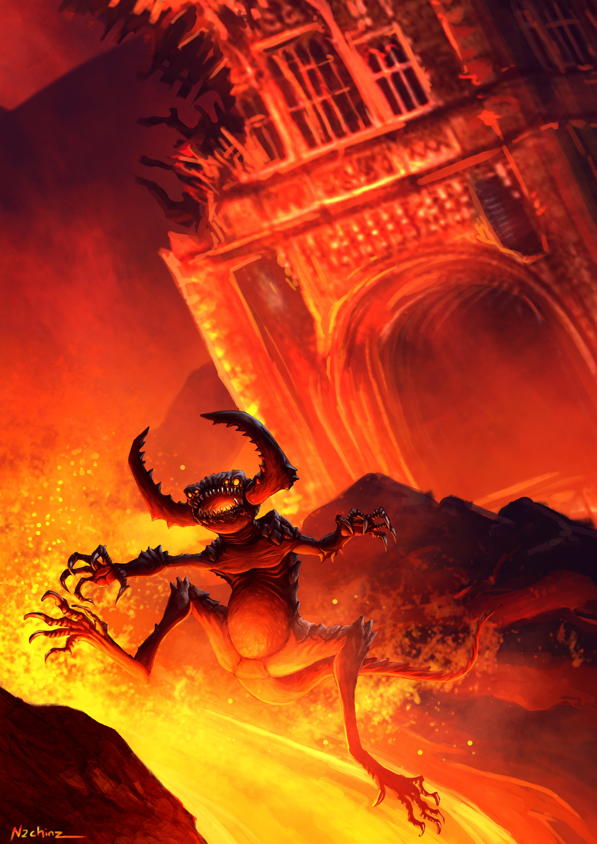 ArtStation - Running Devil