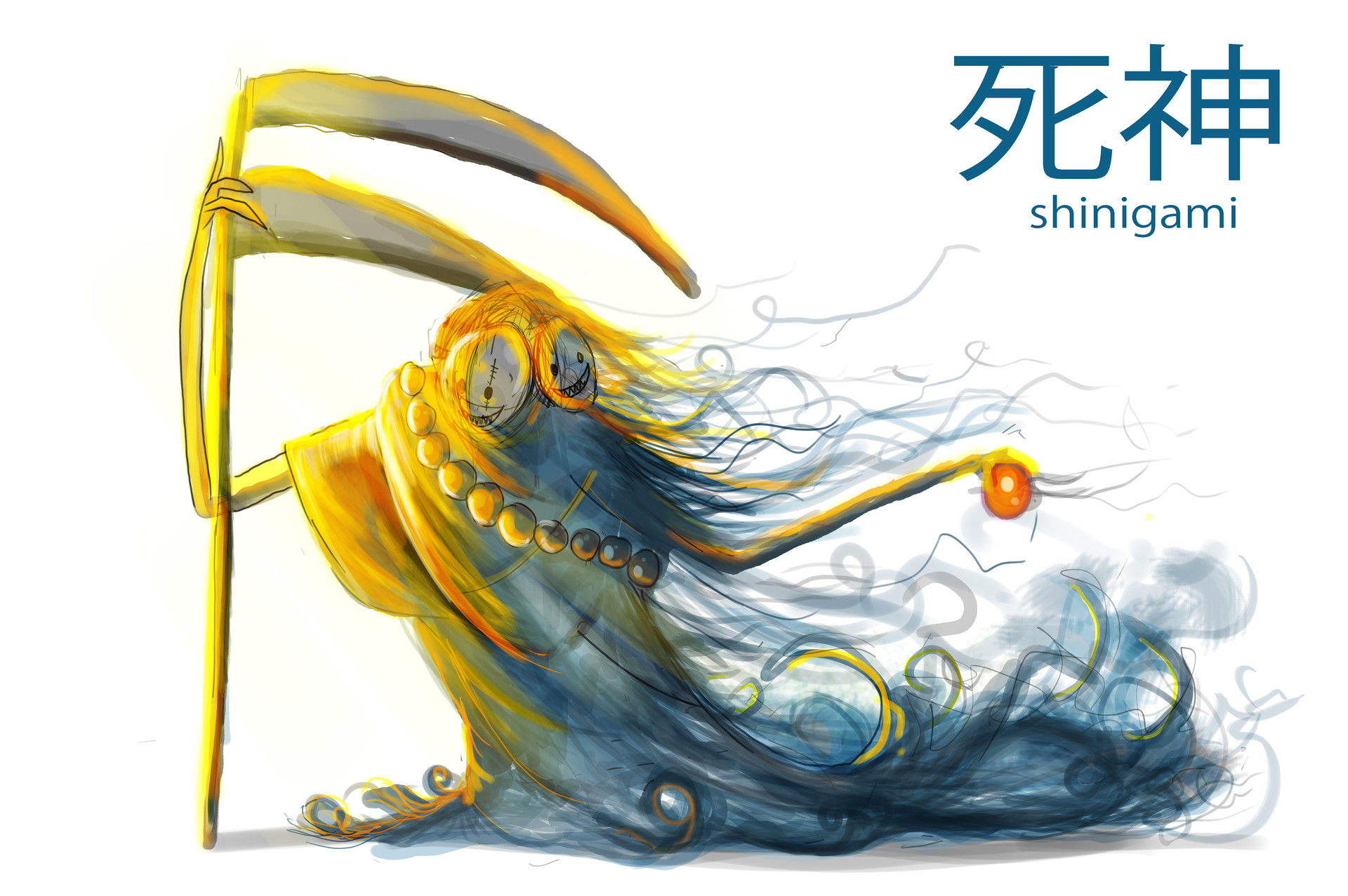 ArtStation - shinigami charcter design