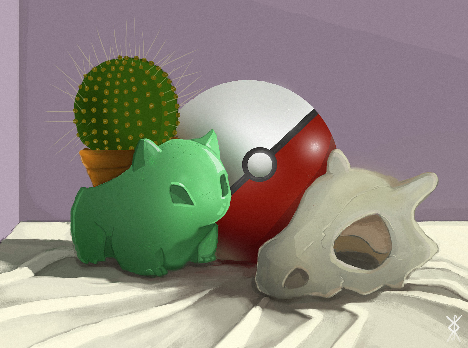 Pokemon In Real Life Painting