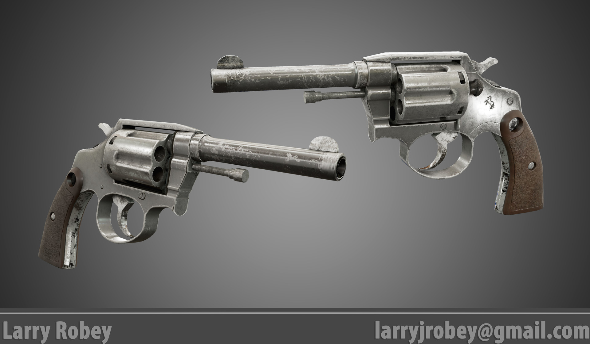 ArtStation - Police Positive Revolver, Larry Robey