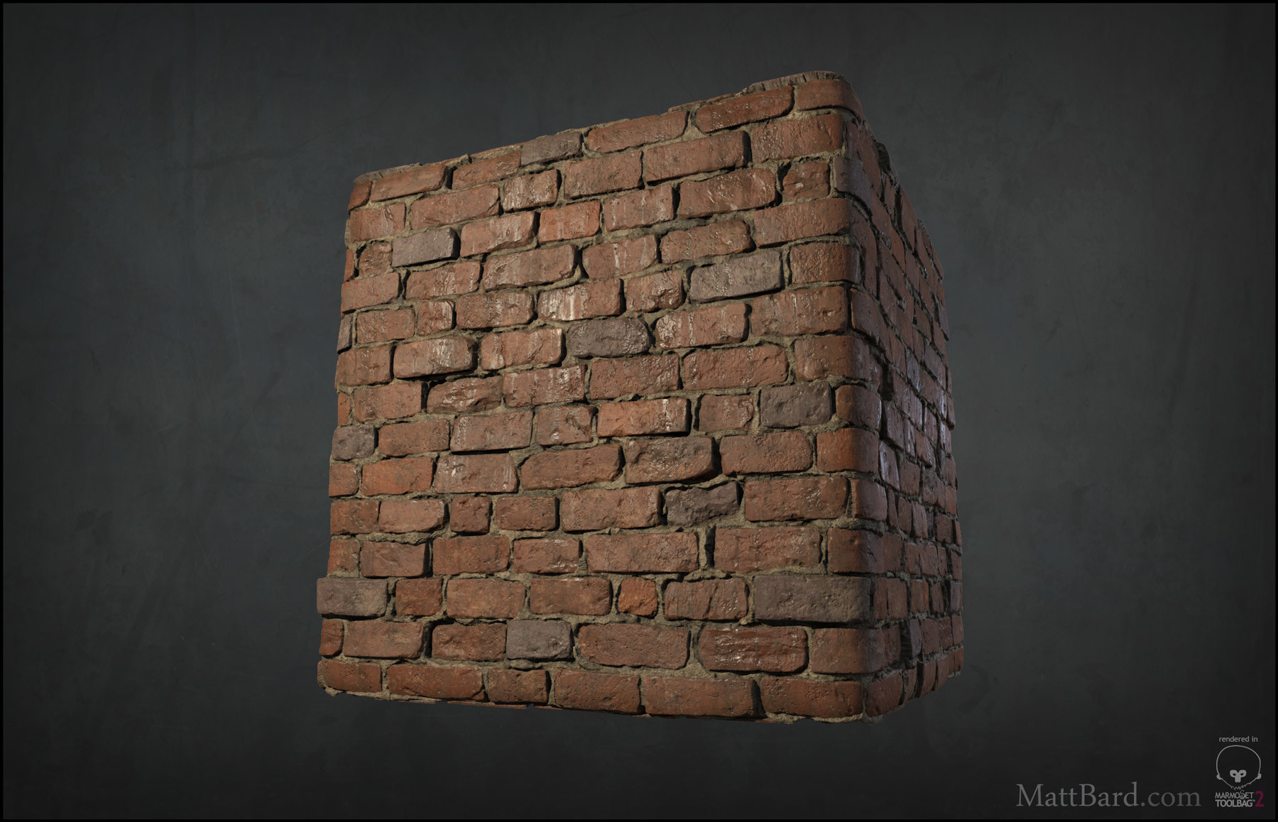 ArtStation - Personal Work - Tileable Red Brick