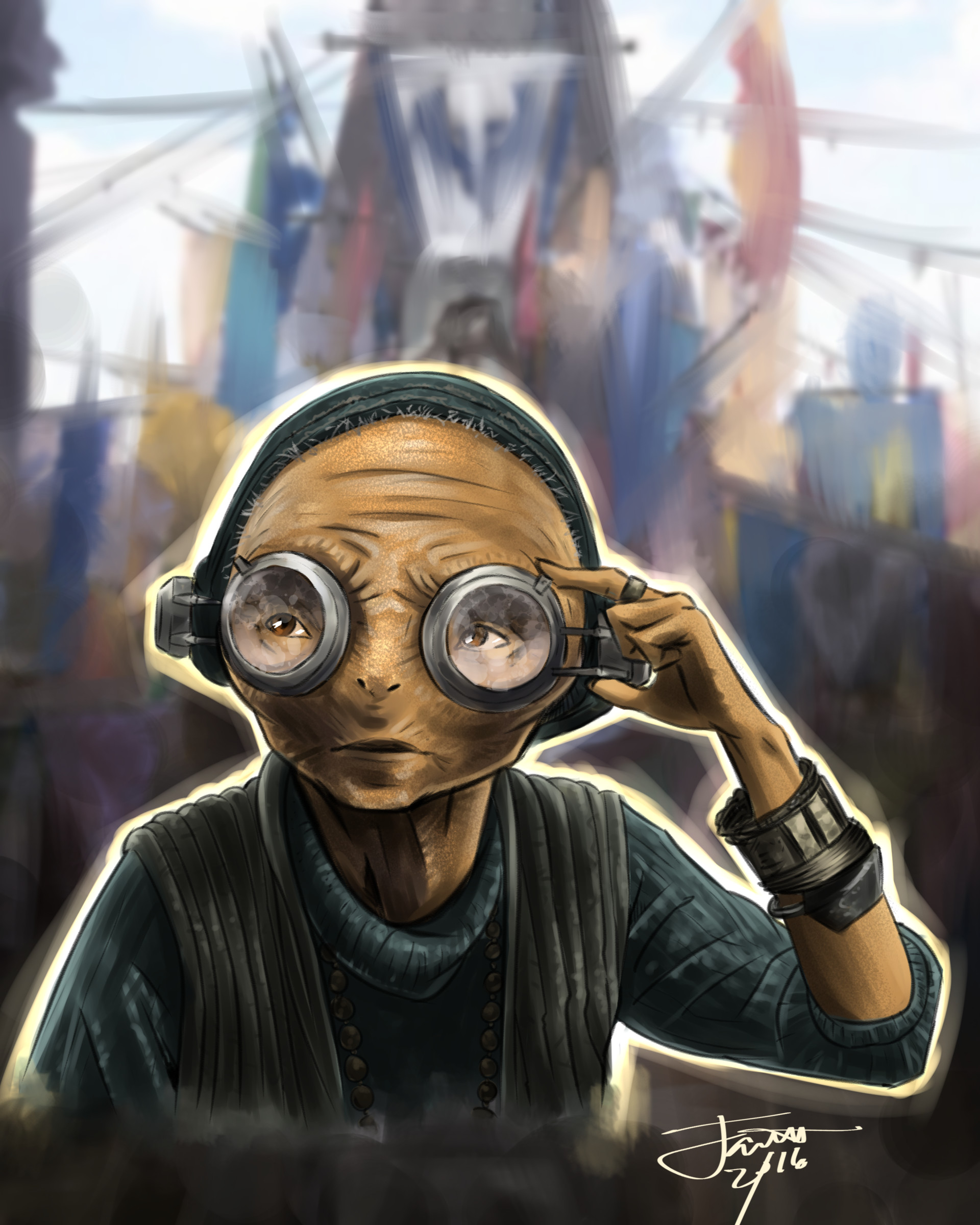 ArtStation - Star Wars, The Force Awakens - Maz Kanata