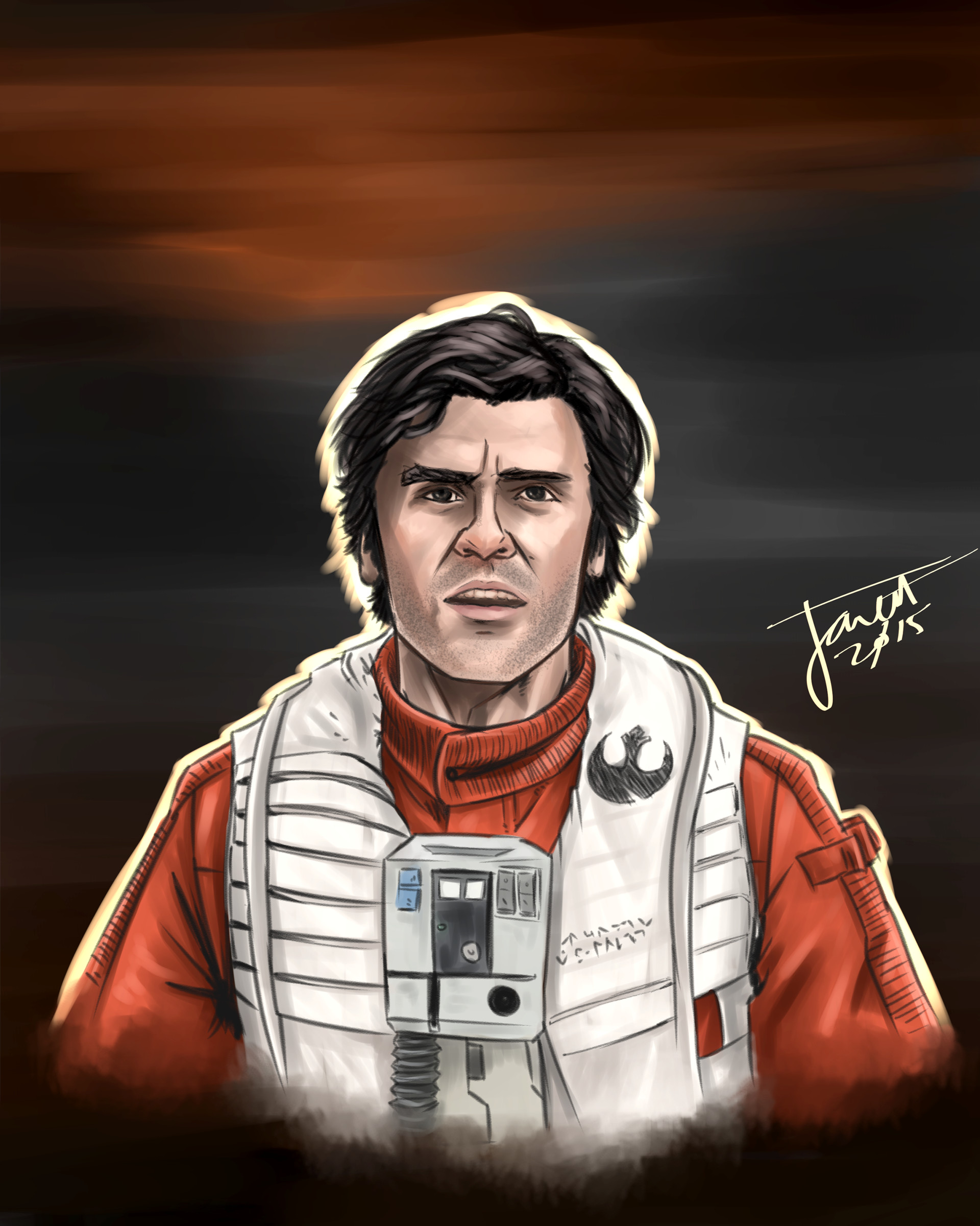 ArtStation - Star Wars, The Force Awakens - Poe Dameron