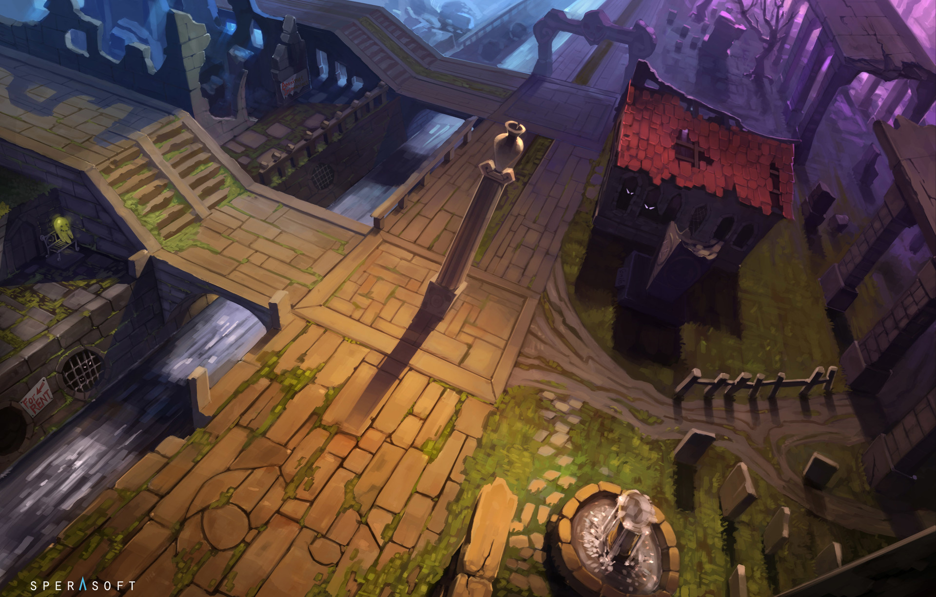 ArtStation - Cemetery level