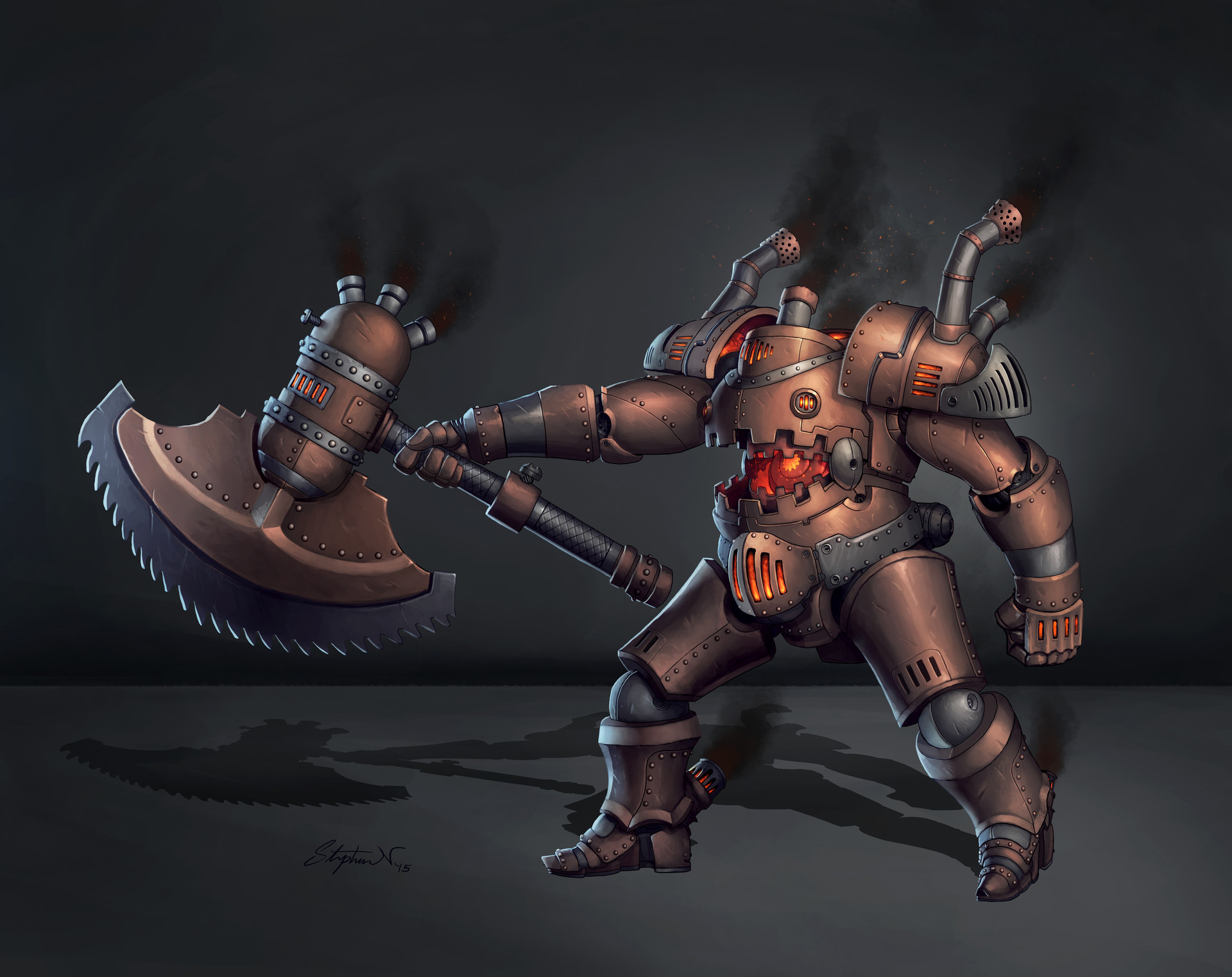 ArtStation - Siege Engine Xing Tian - SMITE