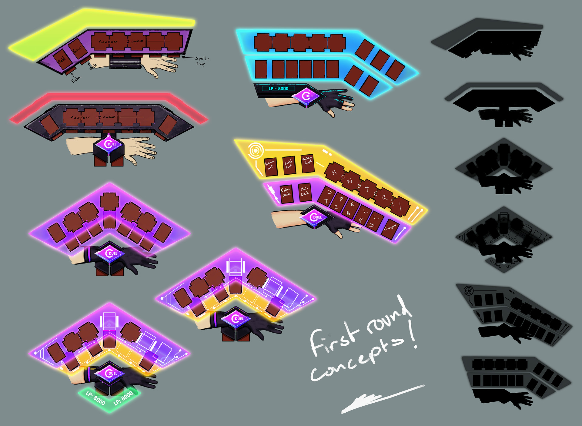 Daniel Scholes - Duel Disk - Yu-Gi-Oh x Hyperdimension Neptunia