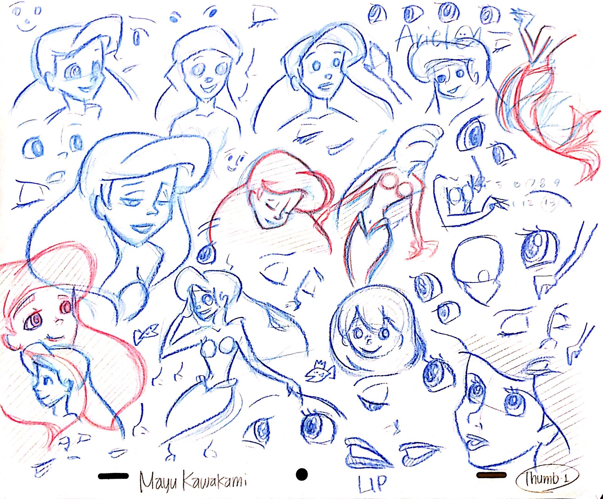 Mayu Kawakami - 2D Animation Thumbnails