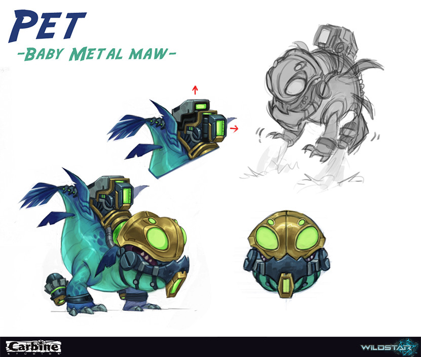 ArtStation - More Wildstar Pets!