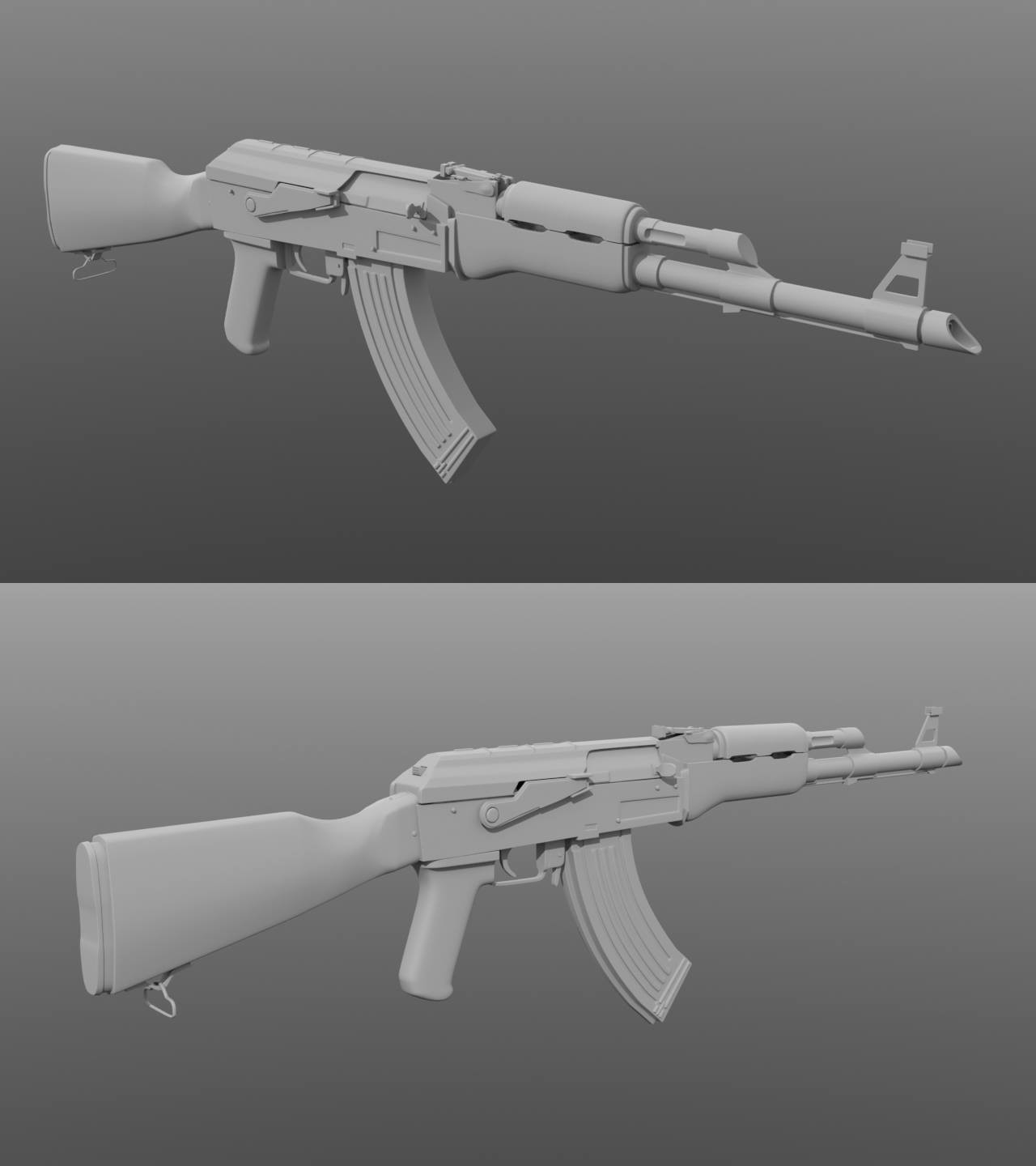 ArtStation - AK - 47 High Poly Model