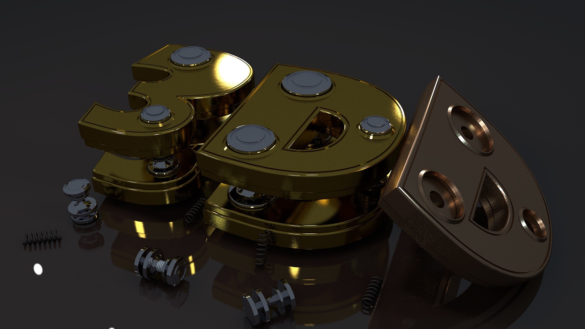 ArtStation - 3D letters