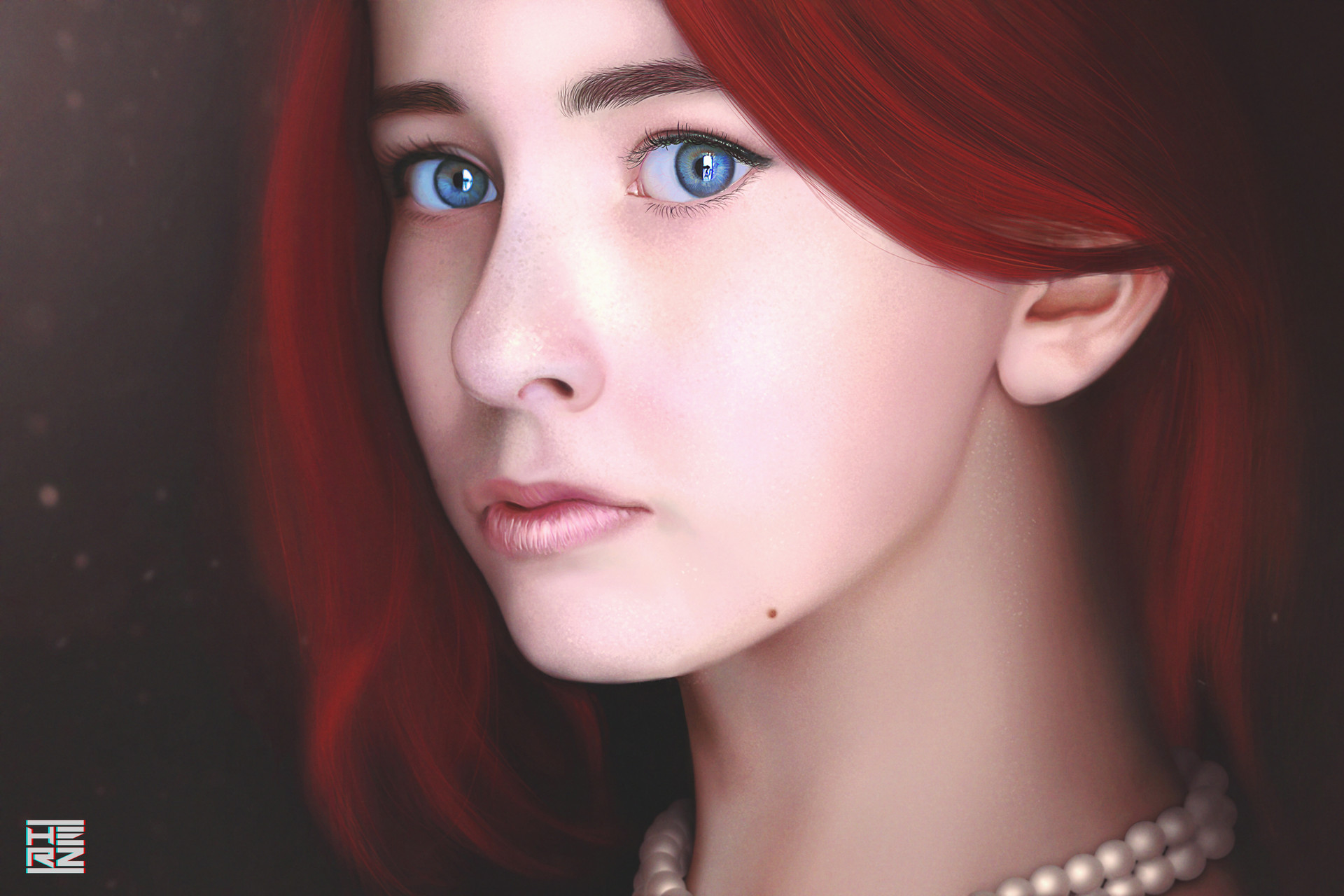 ArtStation - Girl digital Portrait
