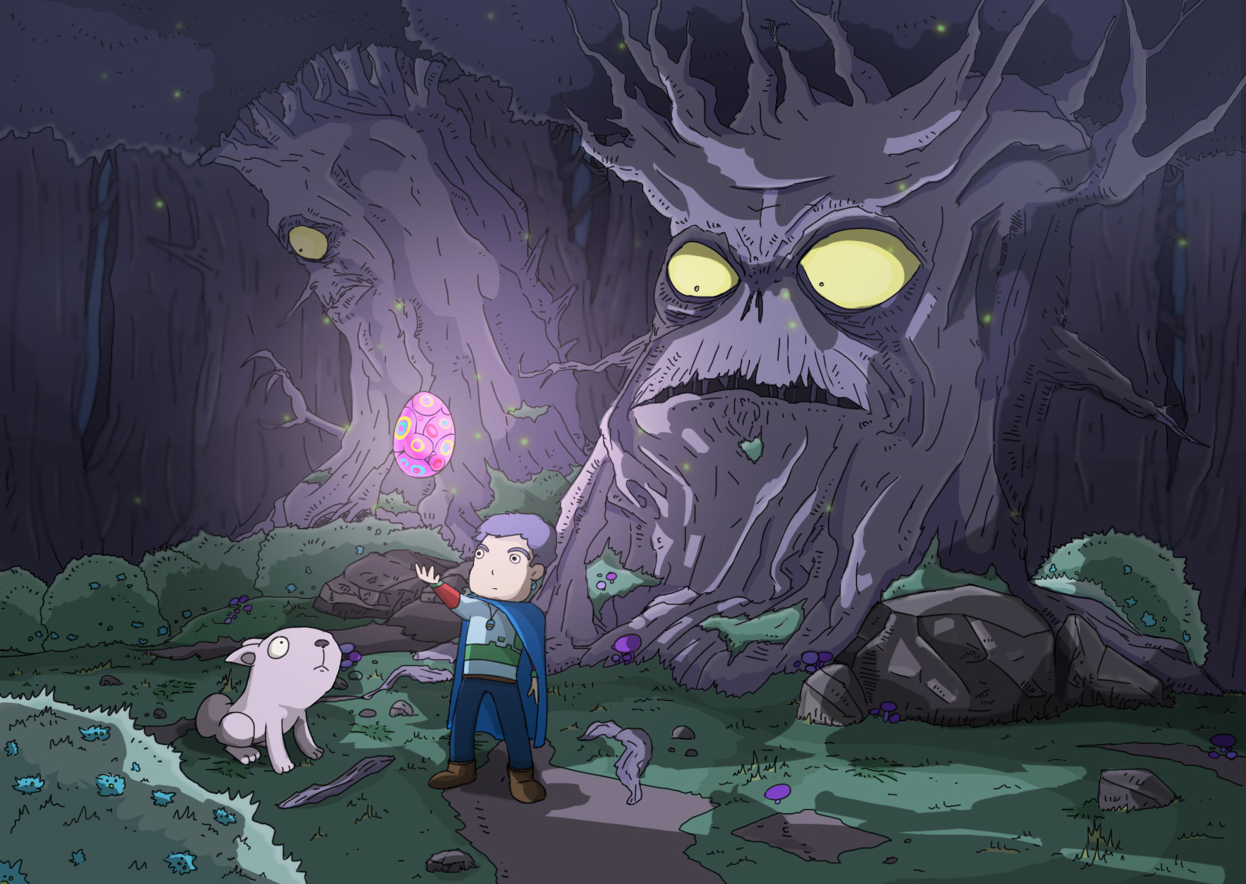 ArtStation - The purple forest