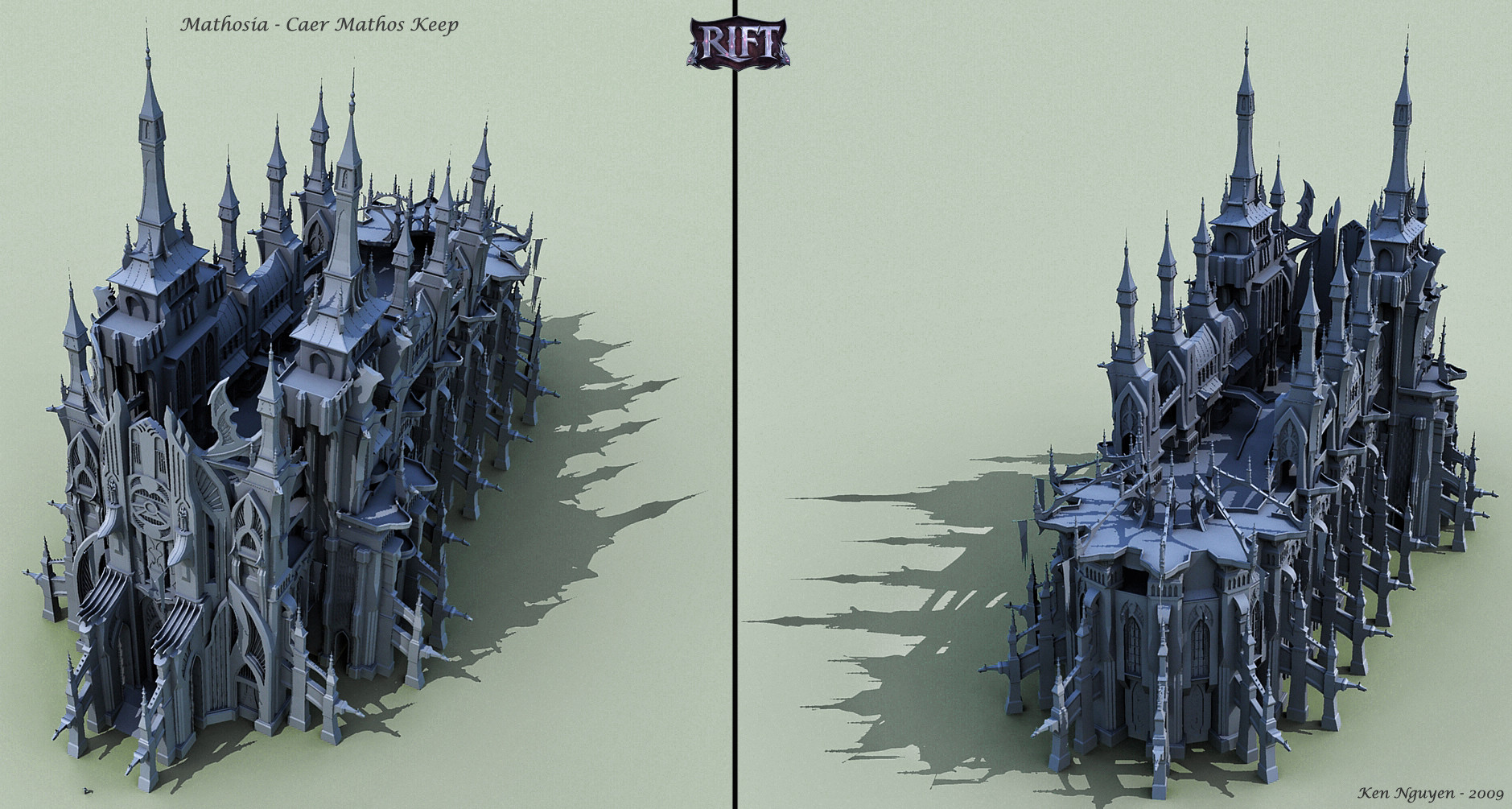 ArtStation - Fantasy Architecture - Conceptual Models