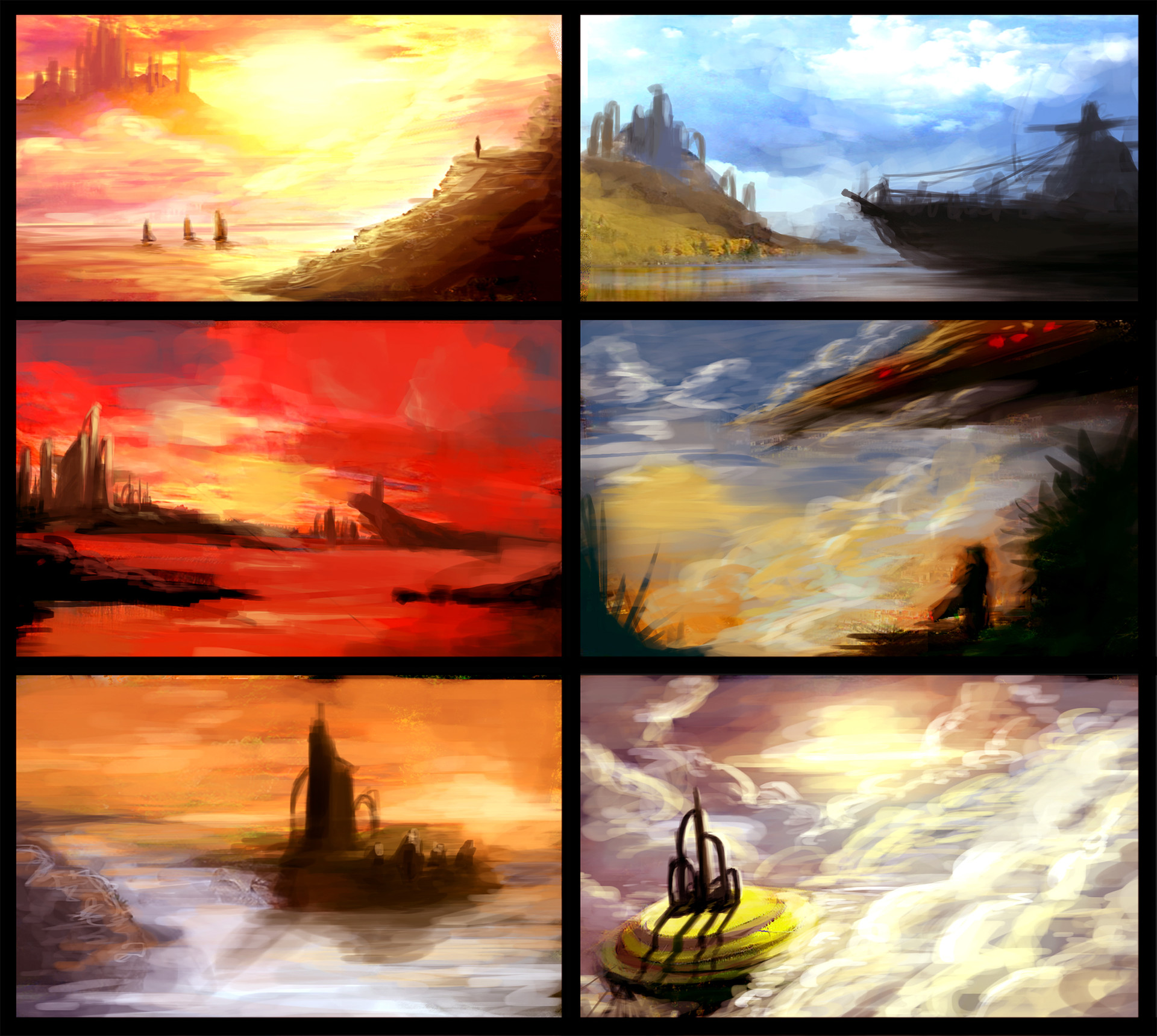 ArtStation - landscape concept