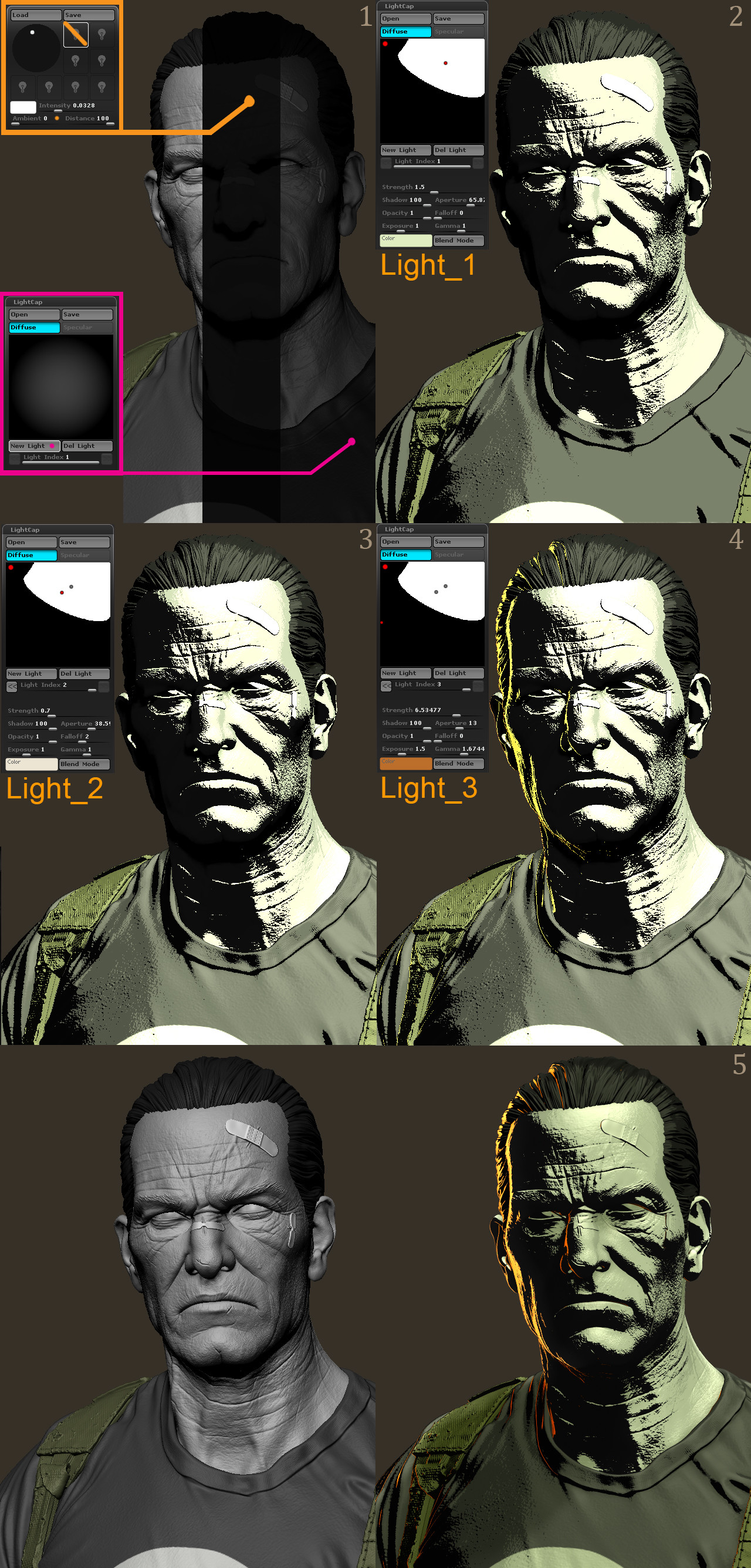 Marcellus Barnes 2 - The Punisher Comic Renders