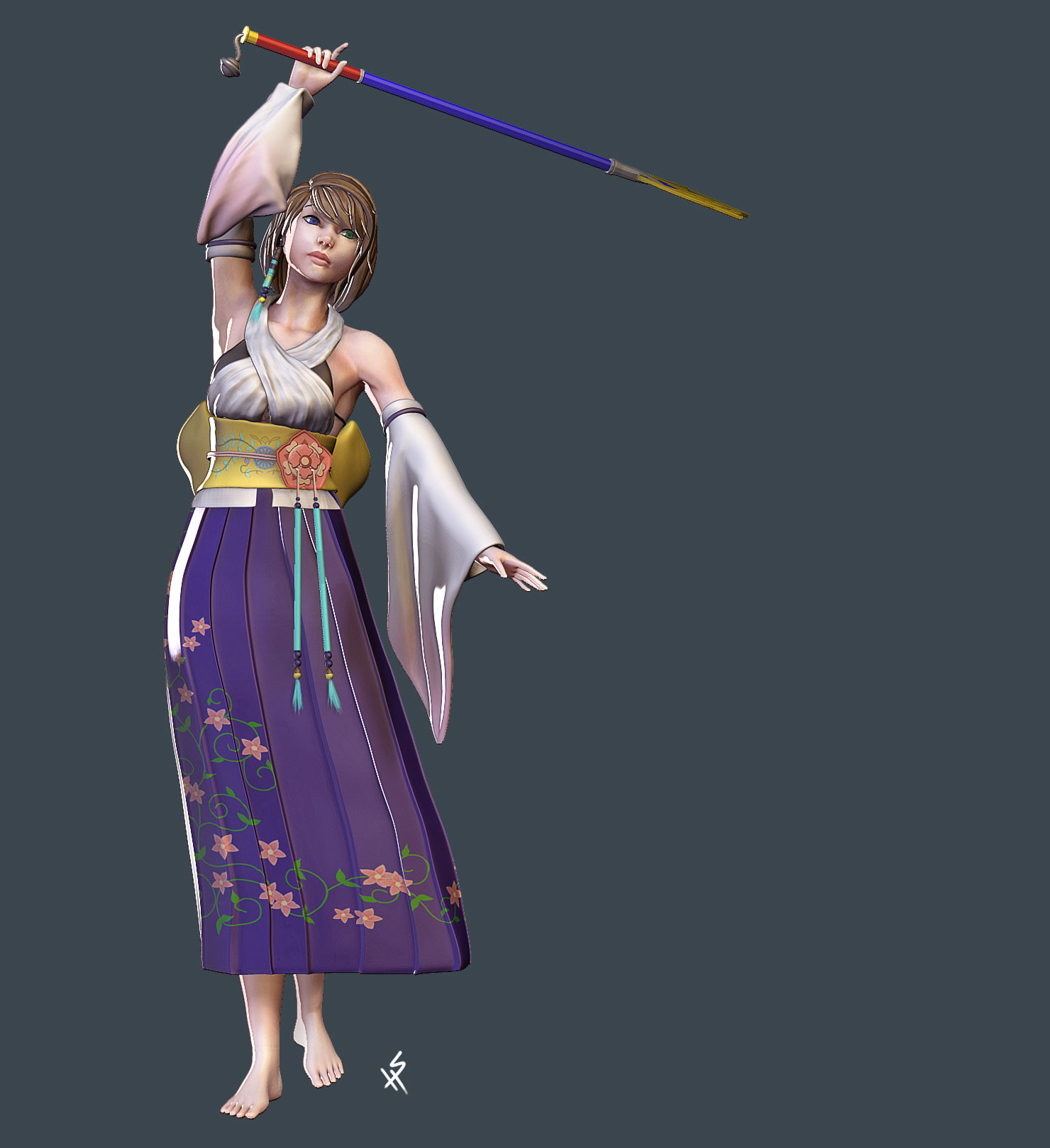 ArtStation - Summoner Yuna