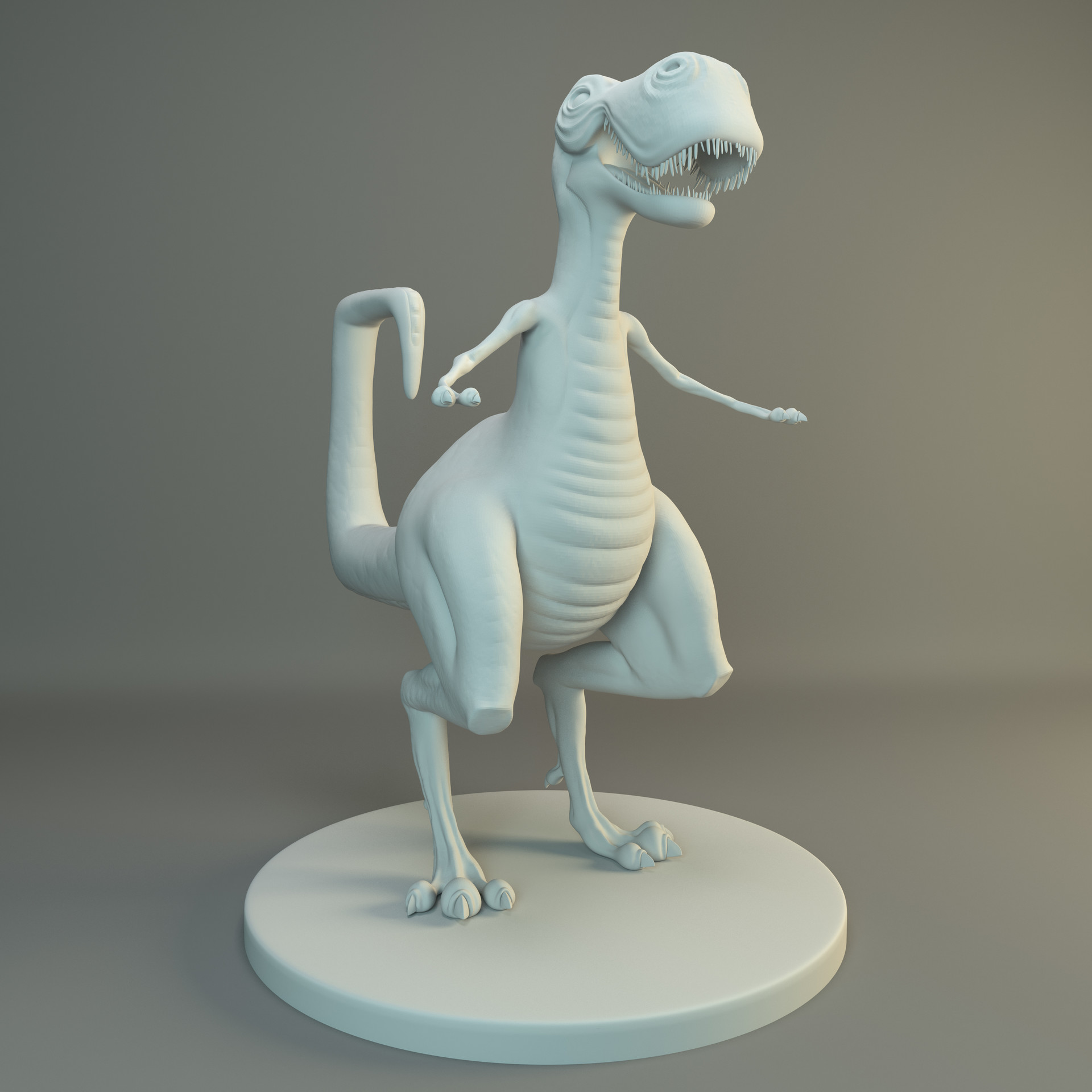 ArtStation - Stylized T-Rex