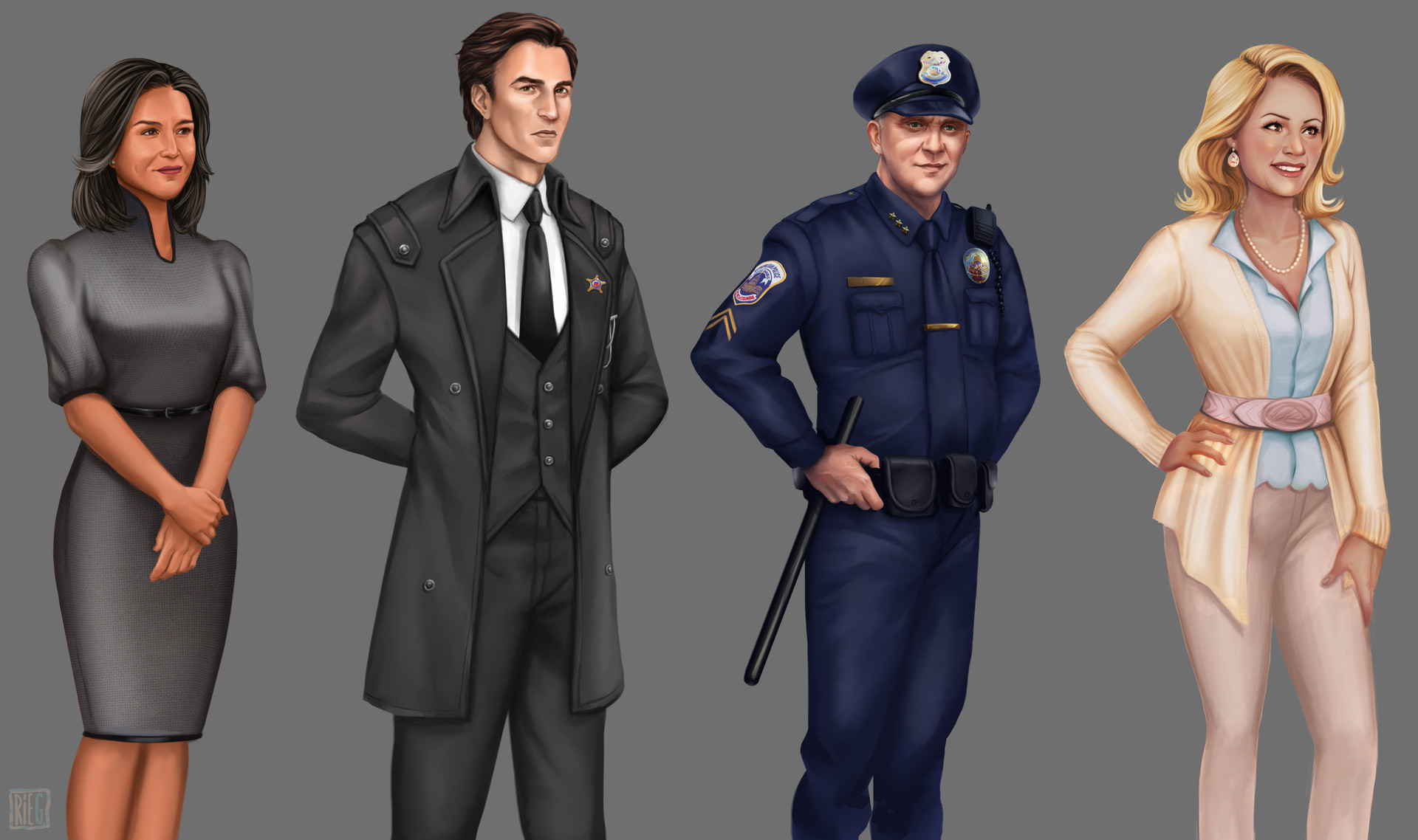 Rie Lee - Queen's Gambit Art