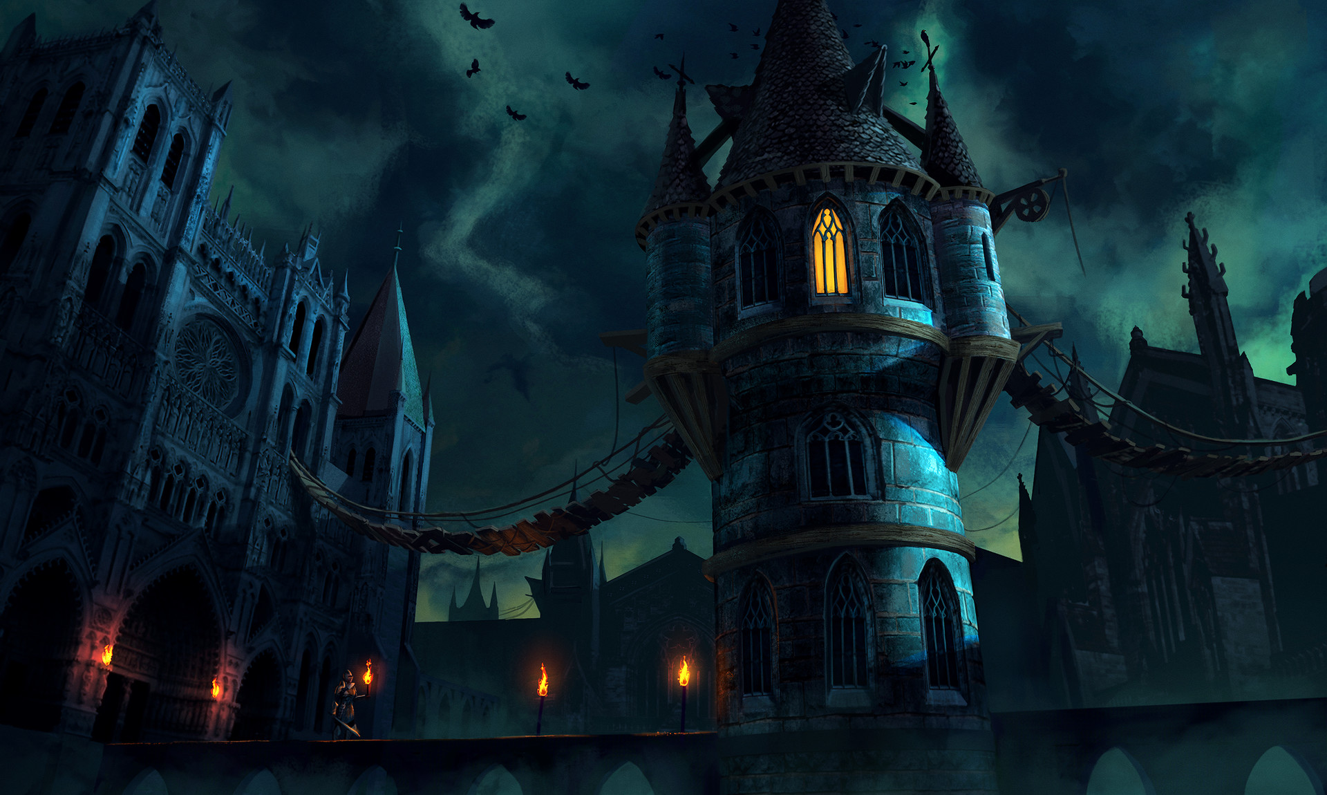 ArtStation - The approach to the Tower