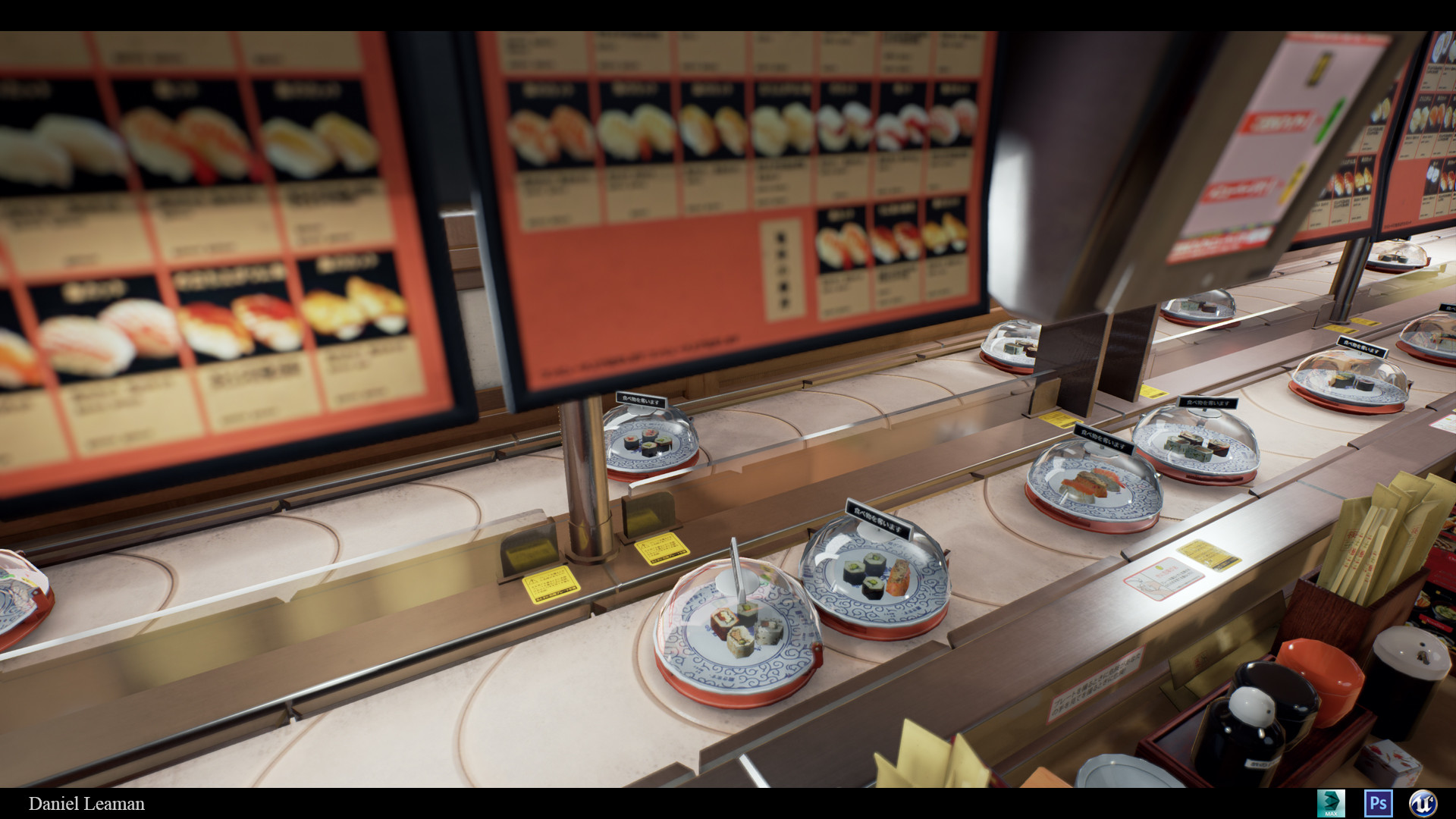 ArtStation - Sushi Bar
