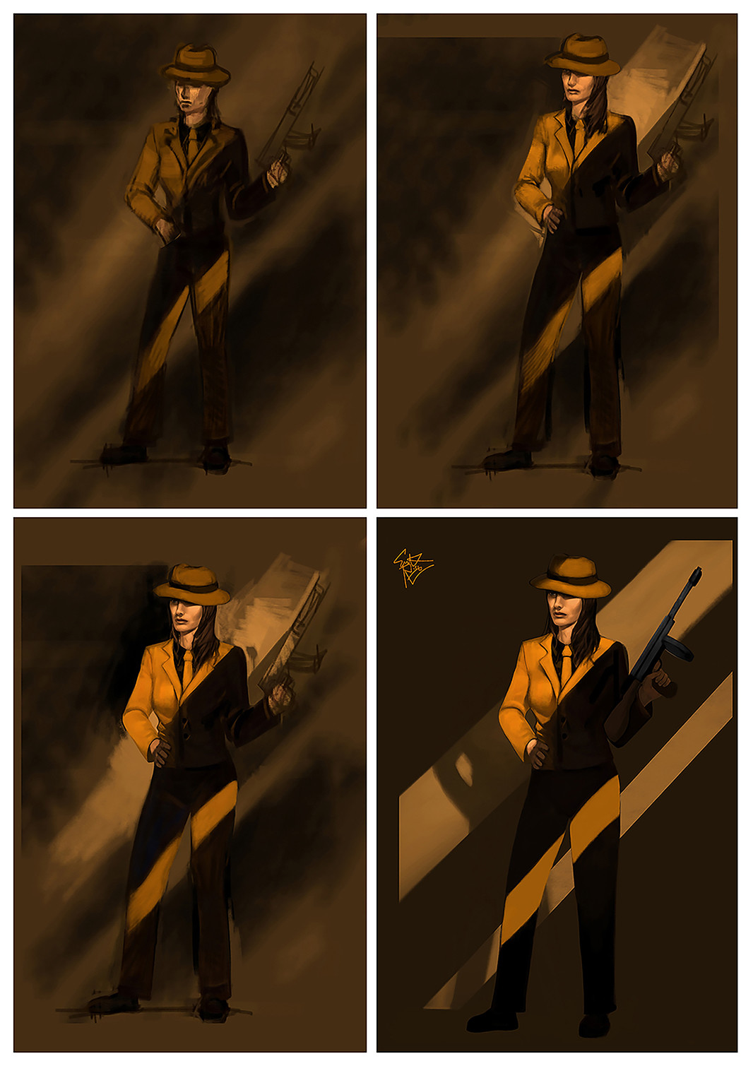 ArtStation - Mobster development